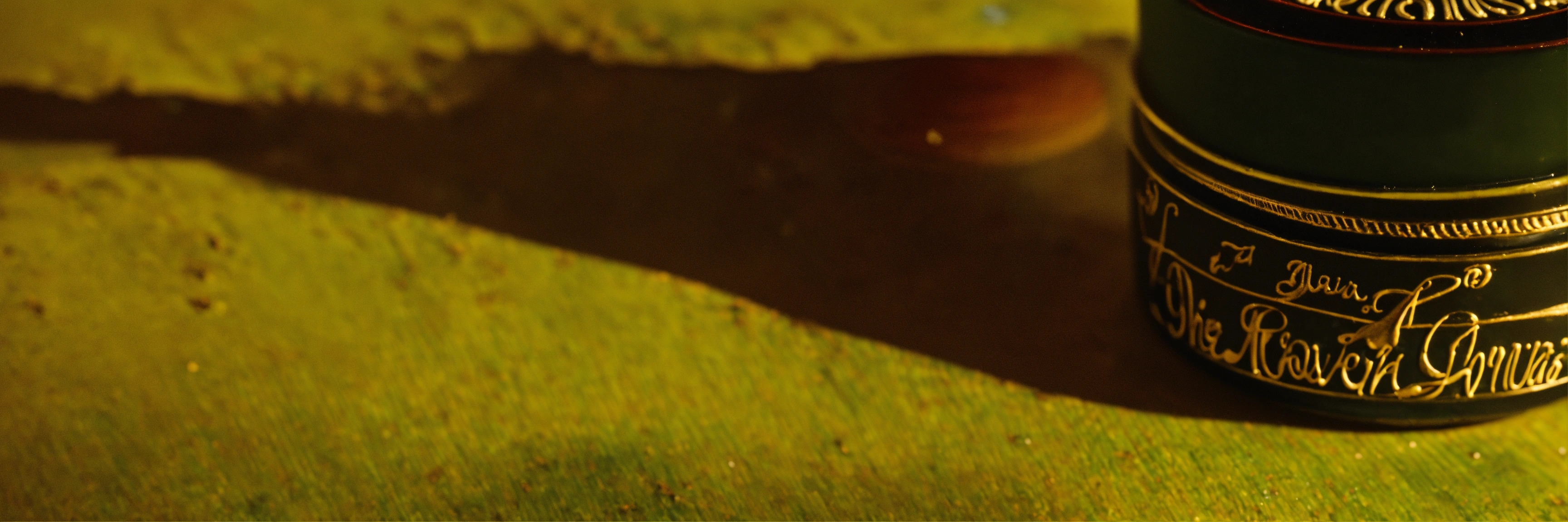 Lexica - Hand-made modeling clay,close-up view of perfume bottle, The ...