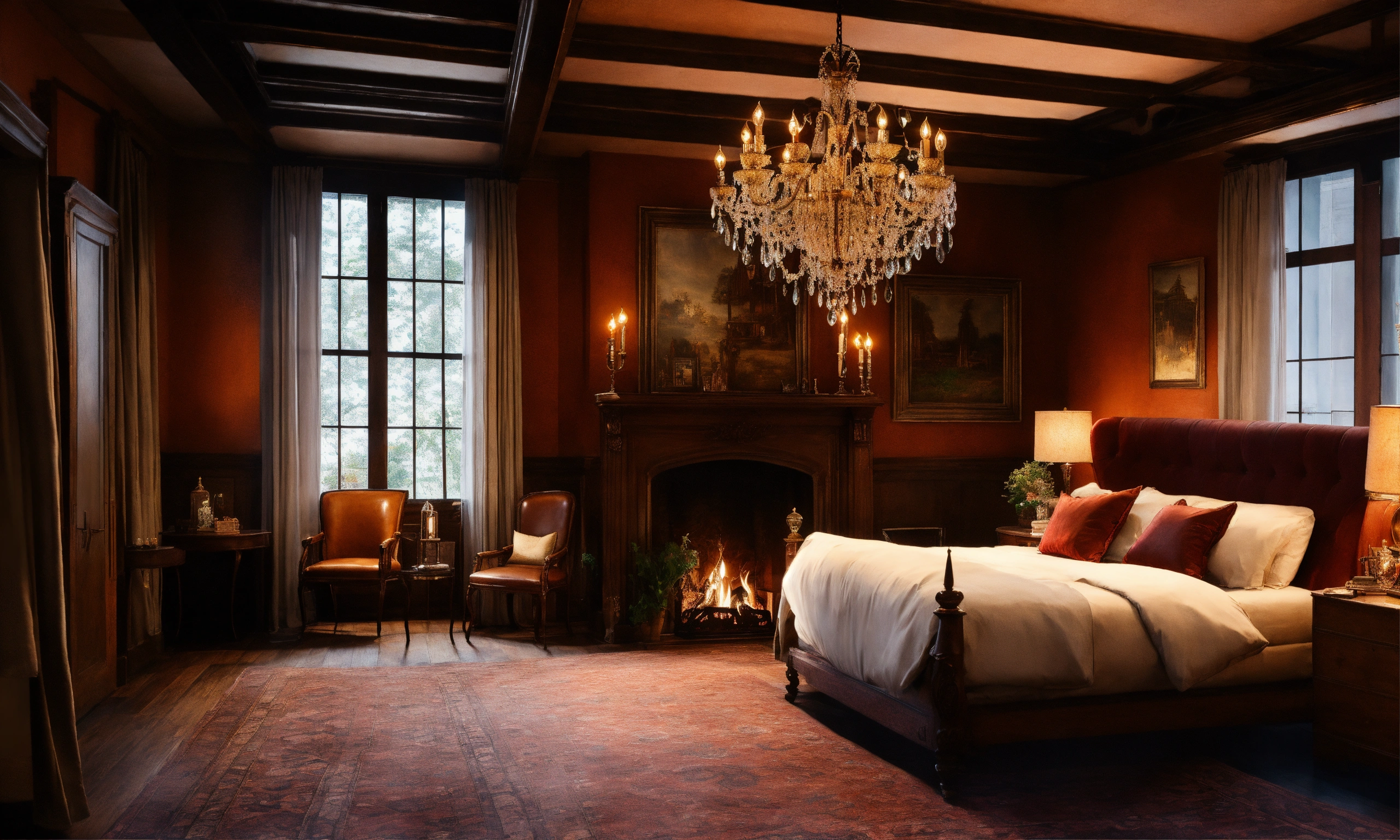 Lexica - Concept art of huge master bedroom, new Orleans, the originals ...