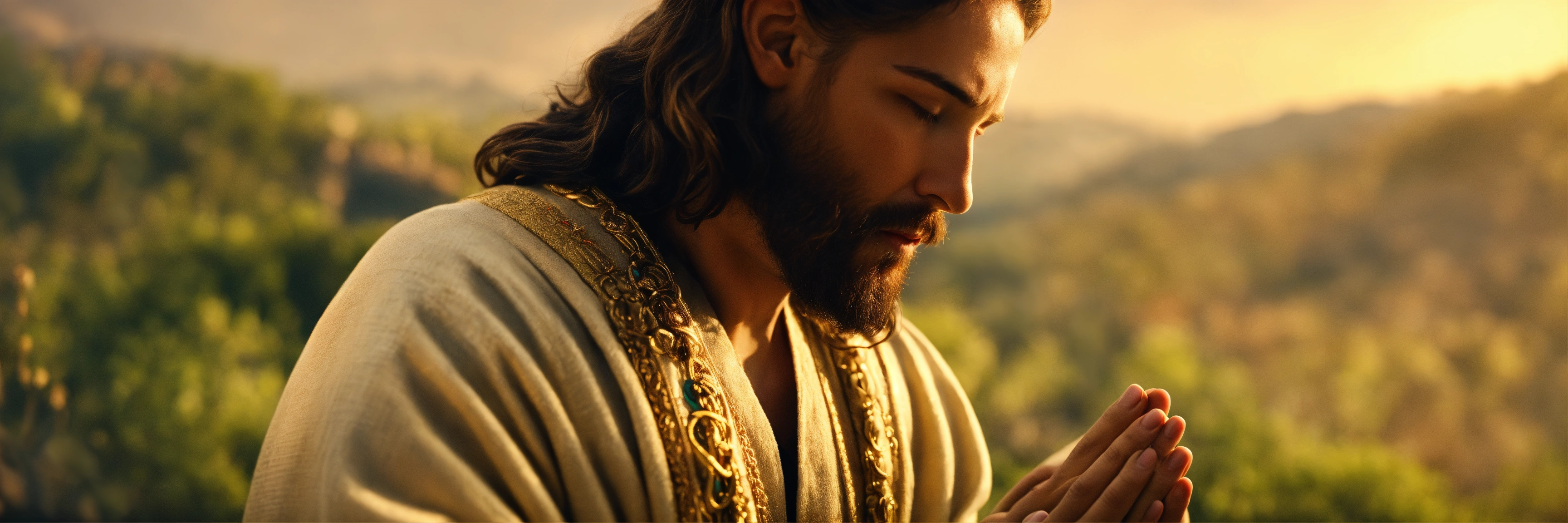 Lexica - Jesus, pray to god, alone praying, detailed, 4k, focused ...