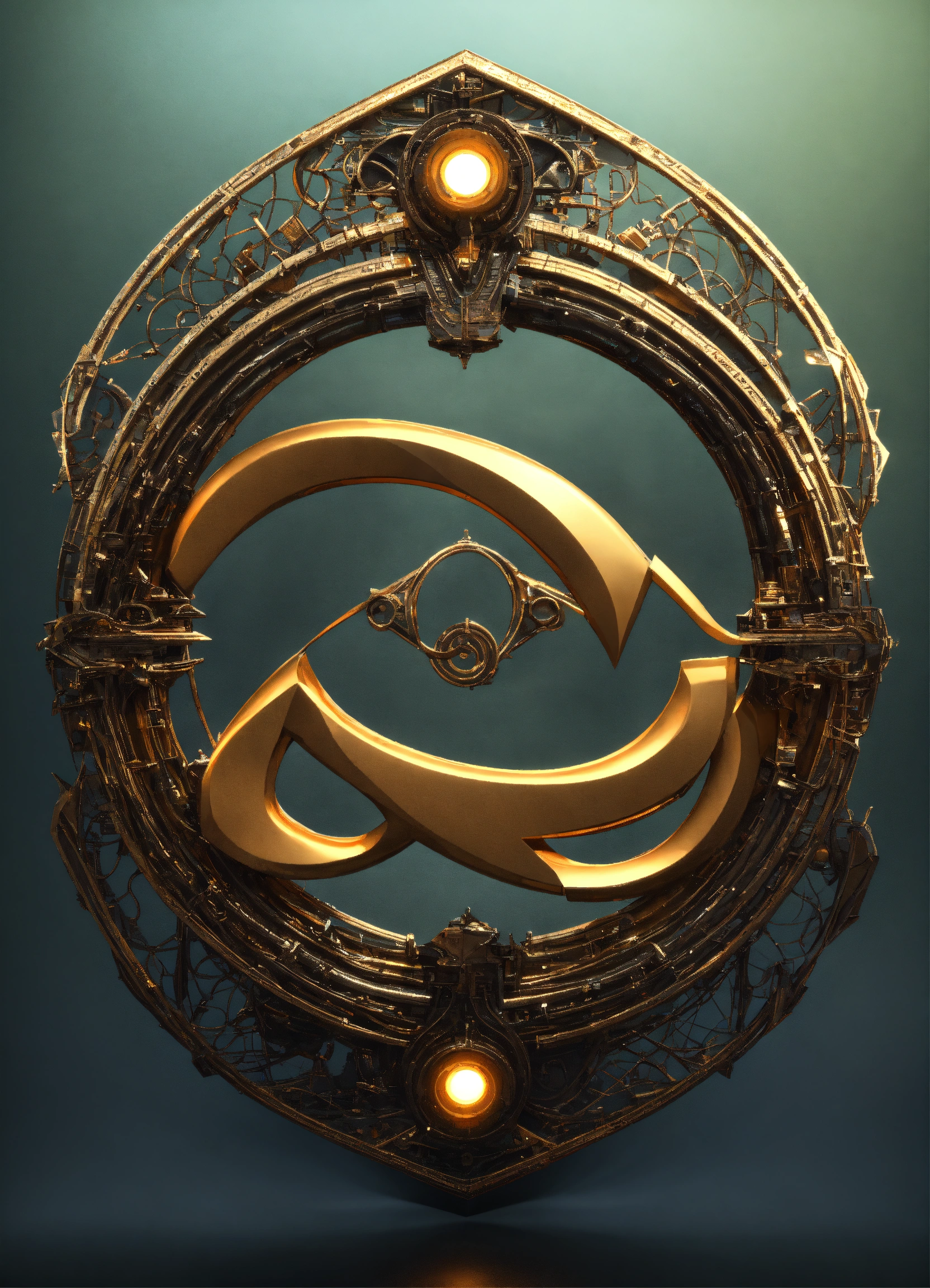 Lexica - Infinite symbol icon, unreal, 3d engine, 32k
