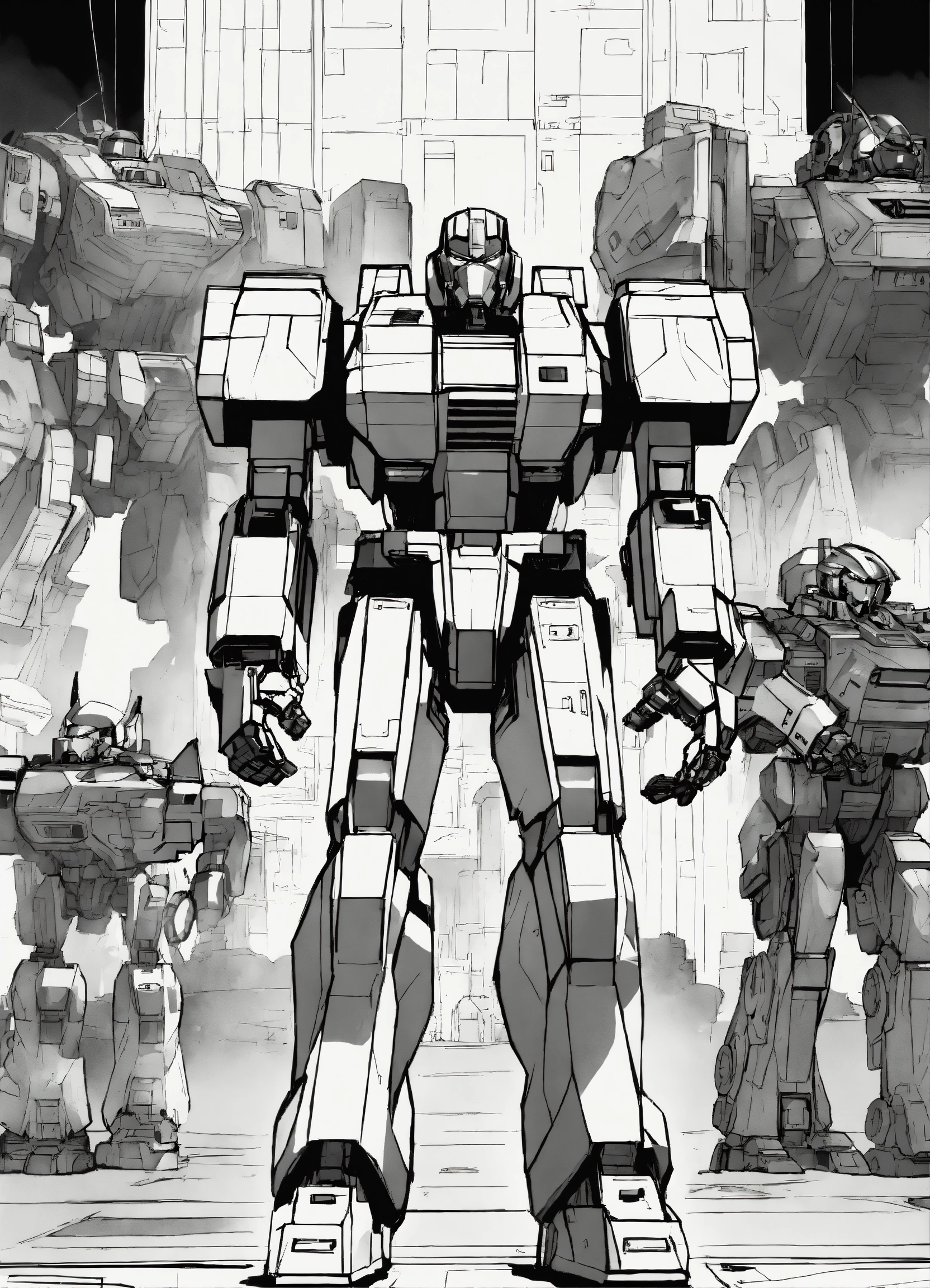 Lexica - Jay Z drawn by John Byrne, black and white, standing in front ...