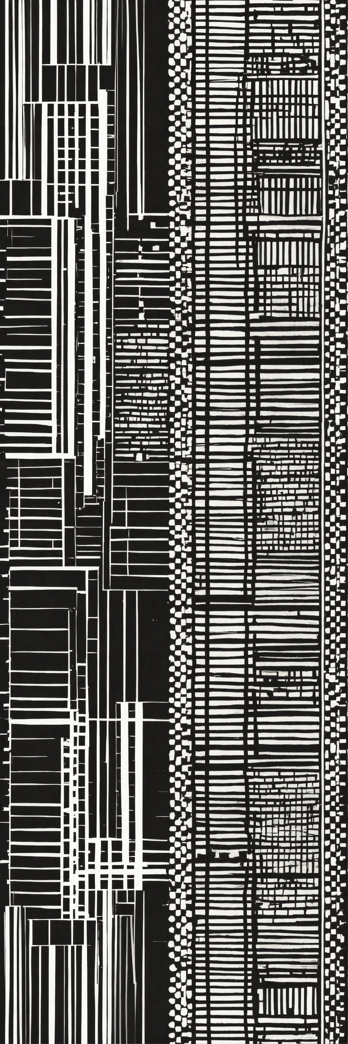 Lexica - Abstract monochrome print designs