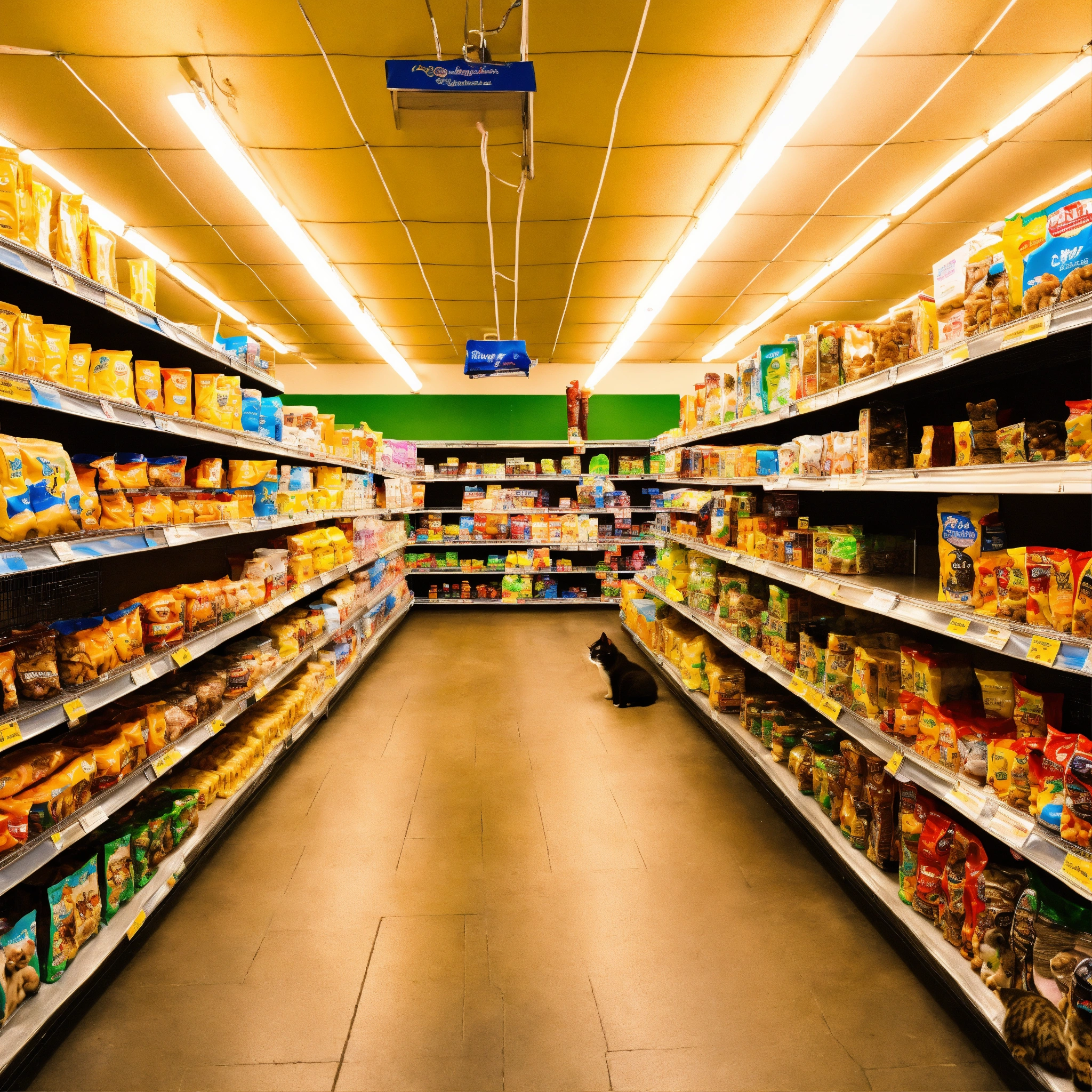 Lexica - A photo of a large pet store with a wide selection of pet food ...