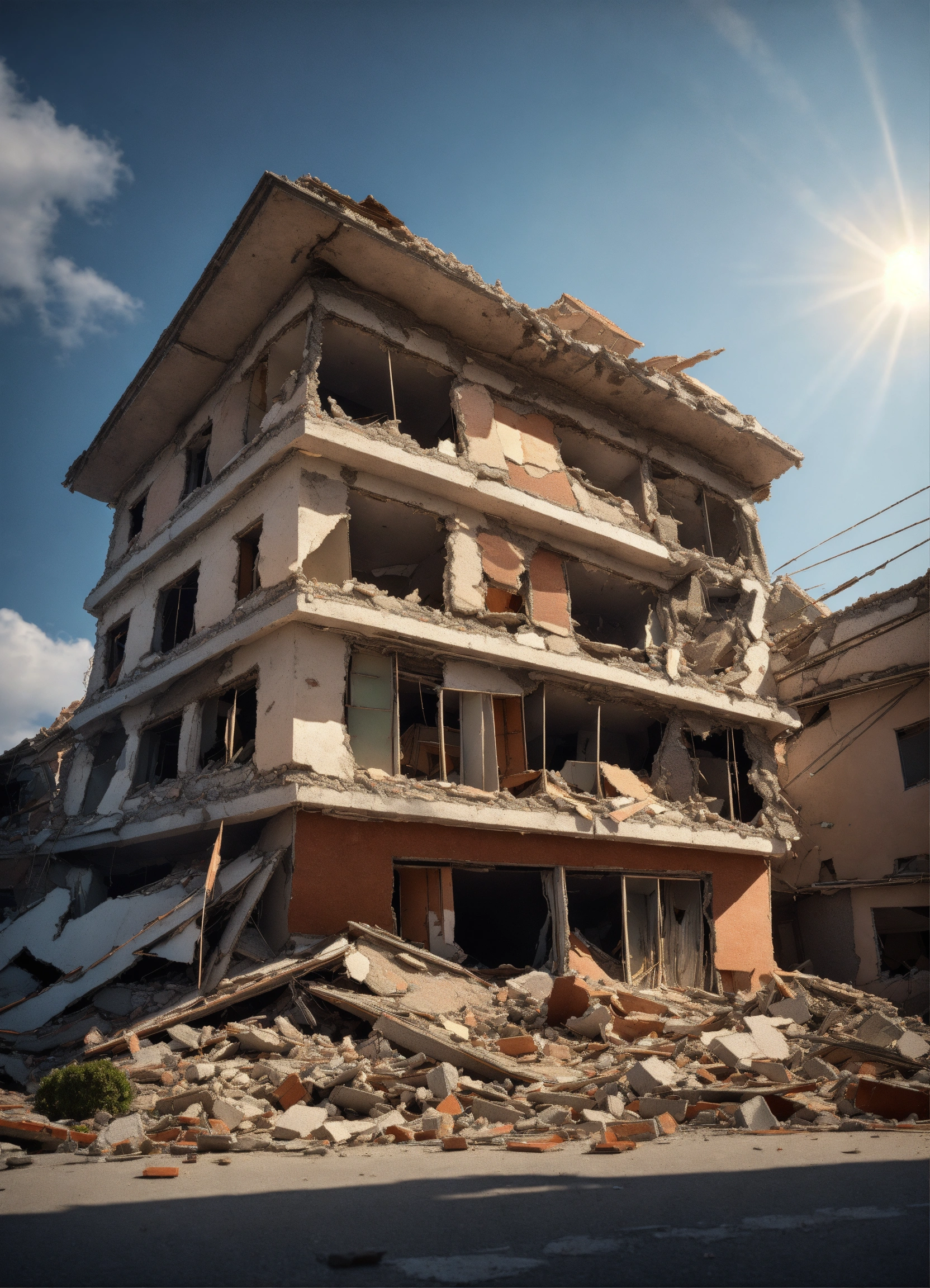 Lexica - Arthquake, buildings falling apart, desesperation, high ...