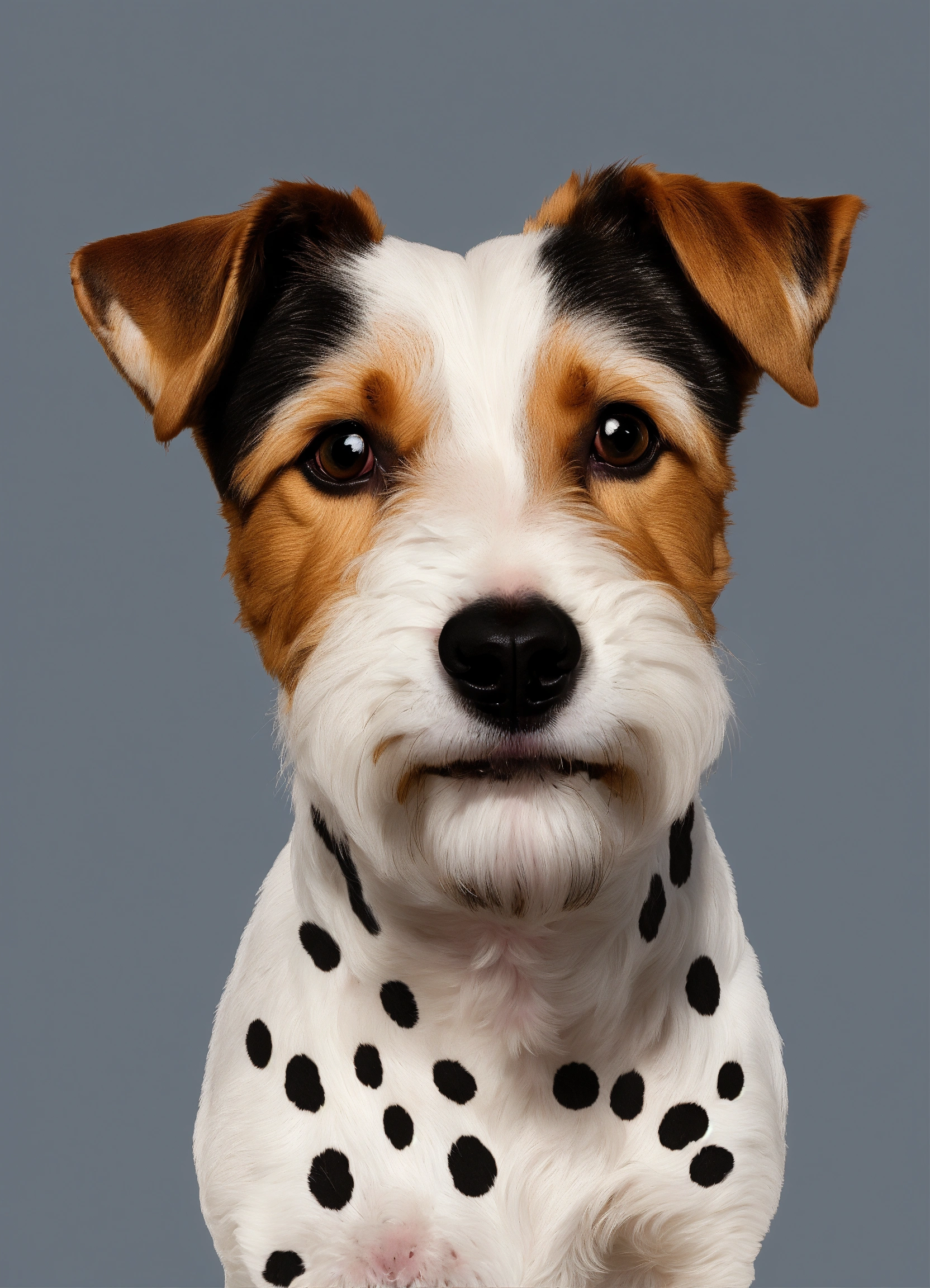 Lexica - A cute "Parson Russell Terrier" dog. White & Brown face, white ...