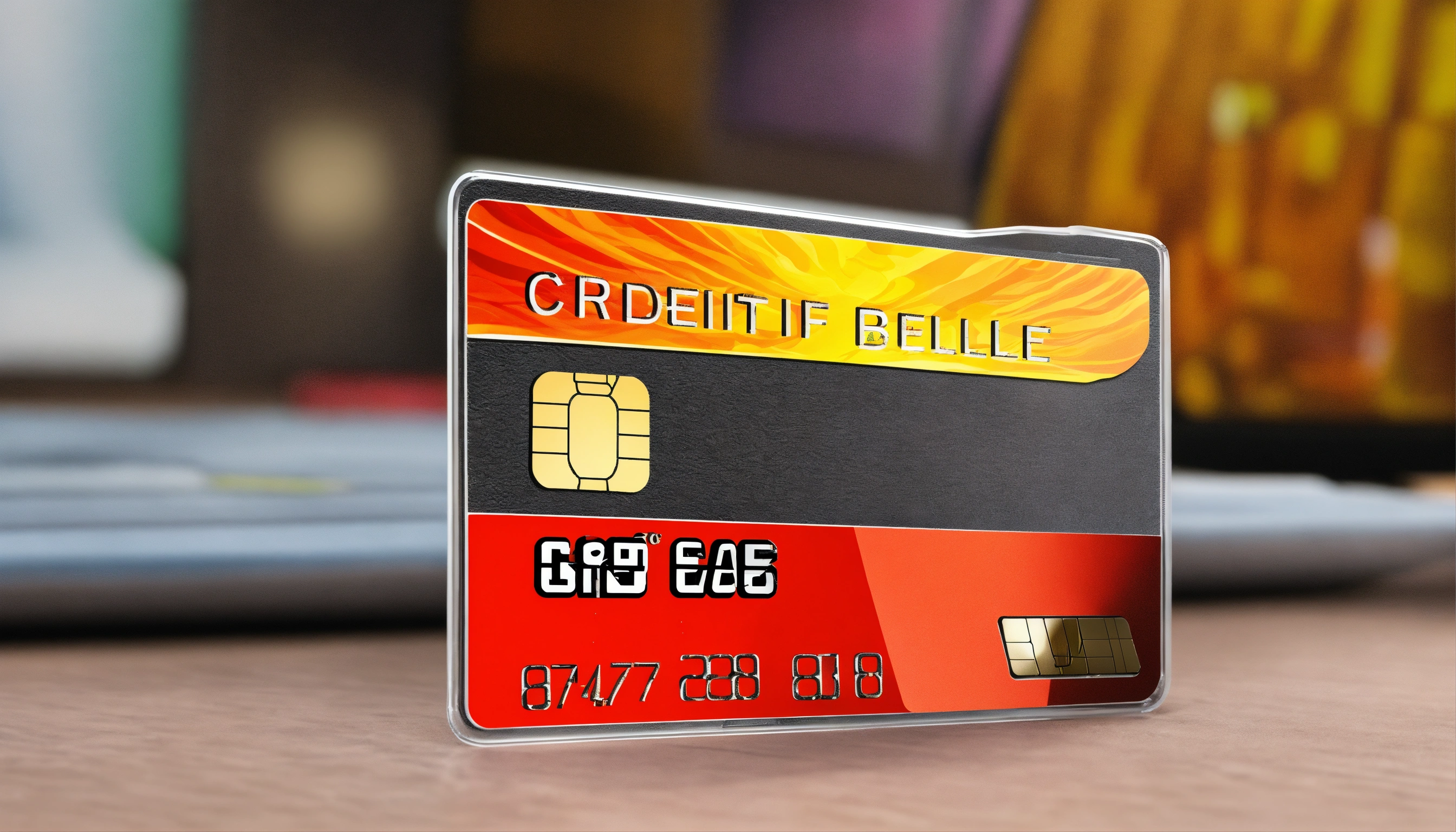 Lexica - A 3D credit card, with a format 8,6 x 5,4 cm, designed ...