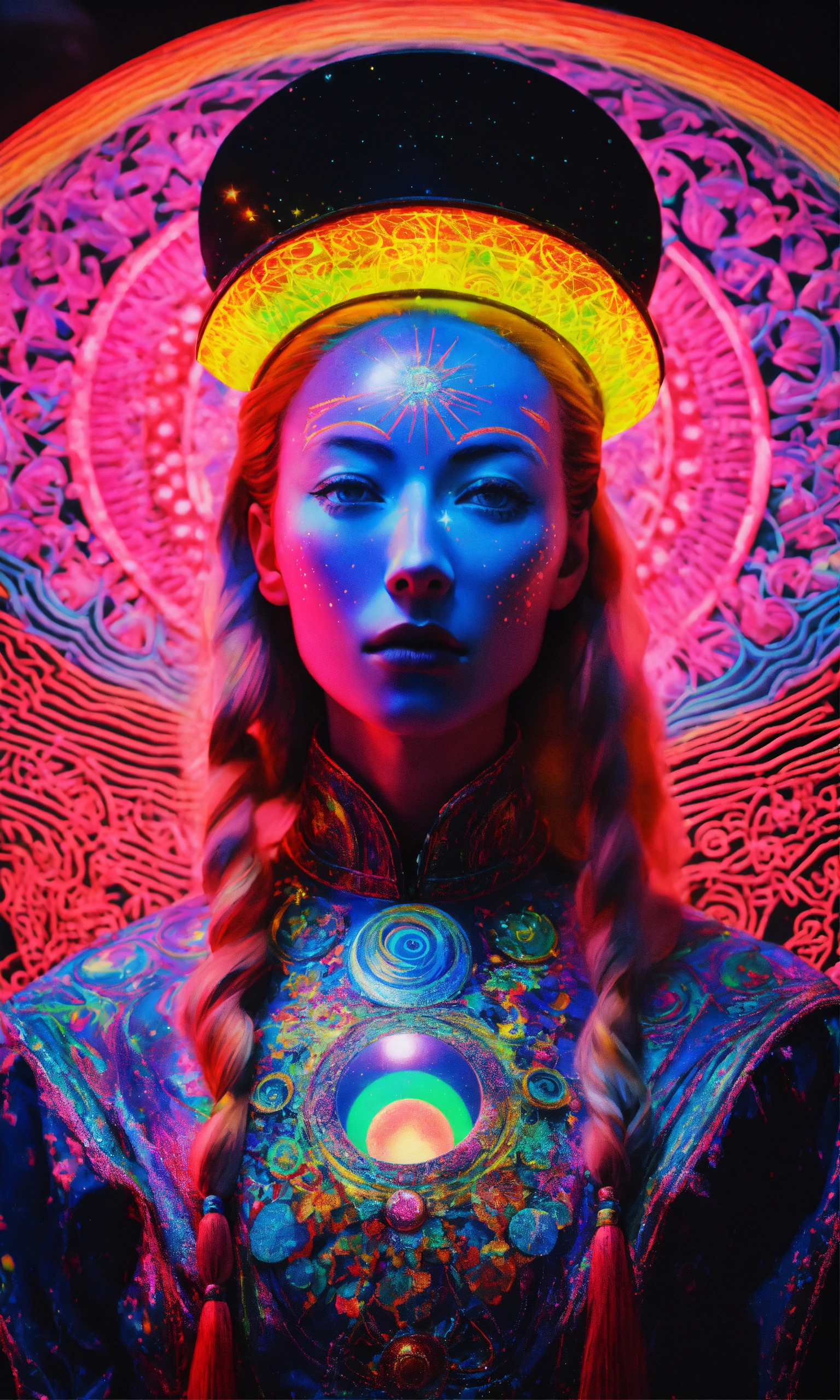 Lexica - Photorealistic 3D portrait of folk costume, of cosmic Alex ...