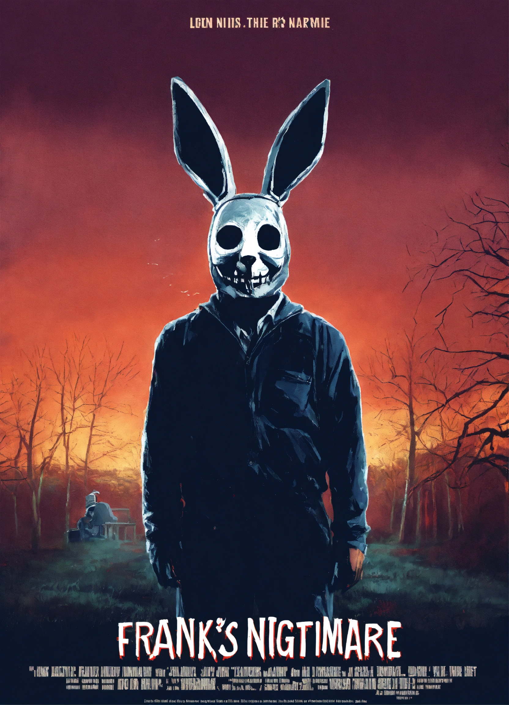 Lexica - Frank's nightmare, Donnie Darko style.