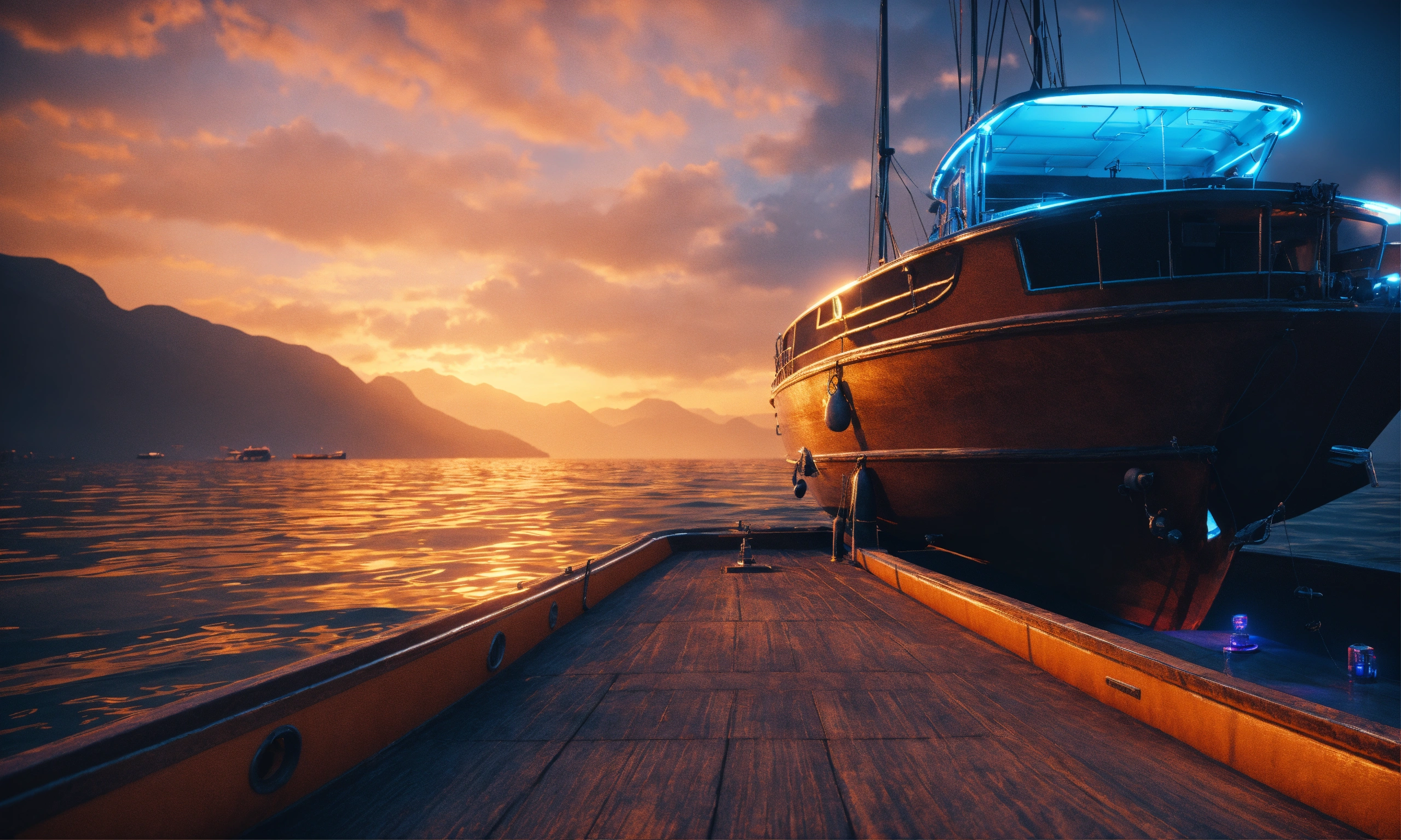 Lexica - Epic cinematic 8k wallpaper of your boat ticket, octane render, 8K
