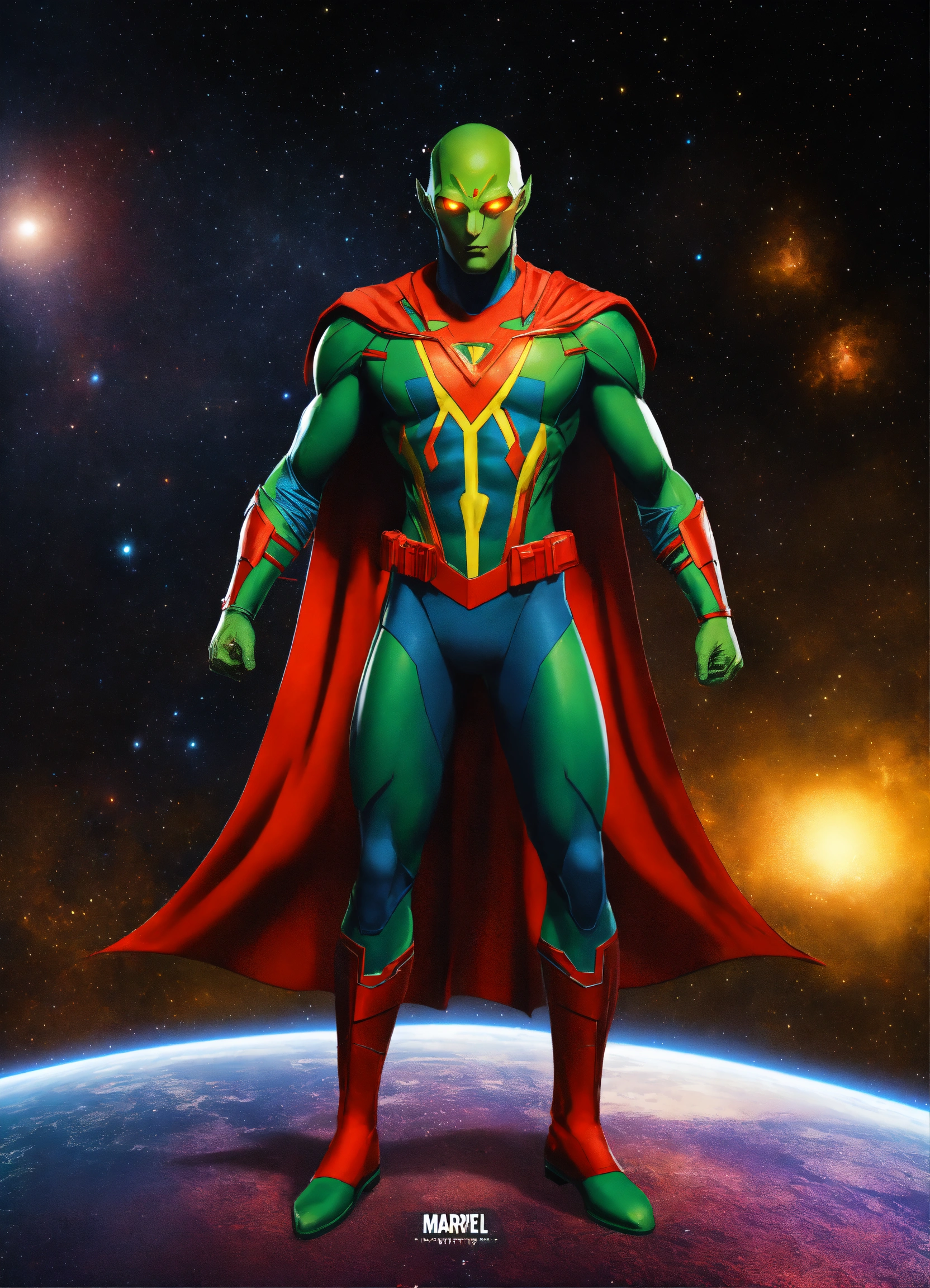 Lexica - Glowing yellow eyes, marvel, highly detailed, martian ...