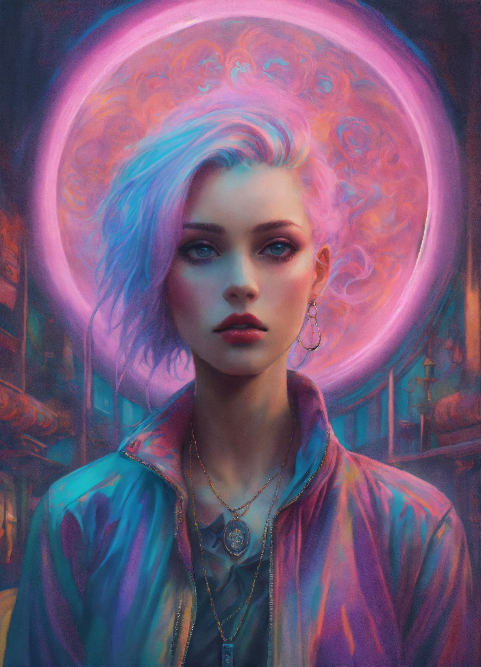 Lexica - I’m Photorealistic pastel Ghost portrait of A gothic grunge ...