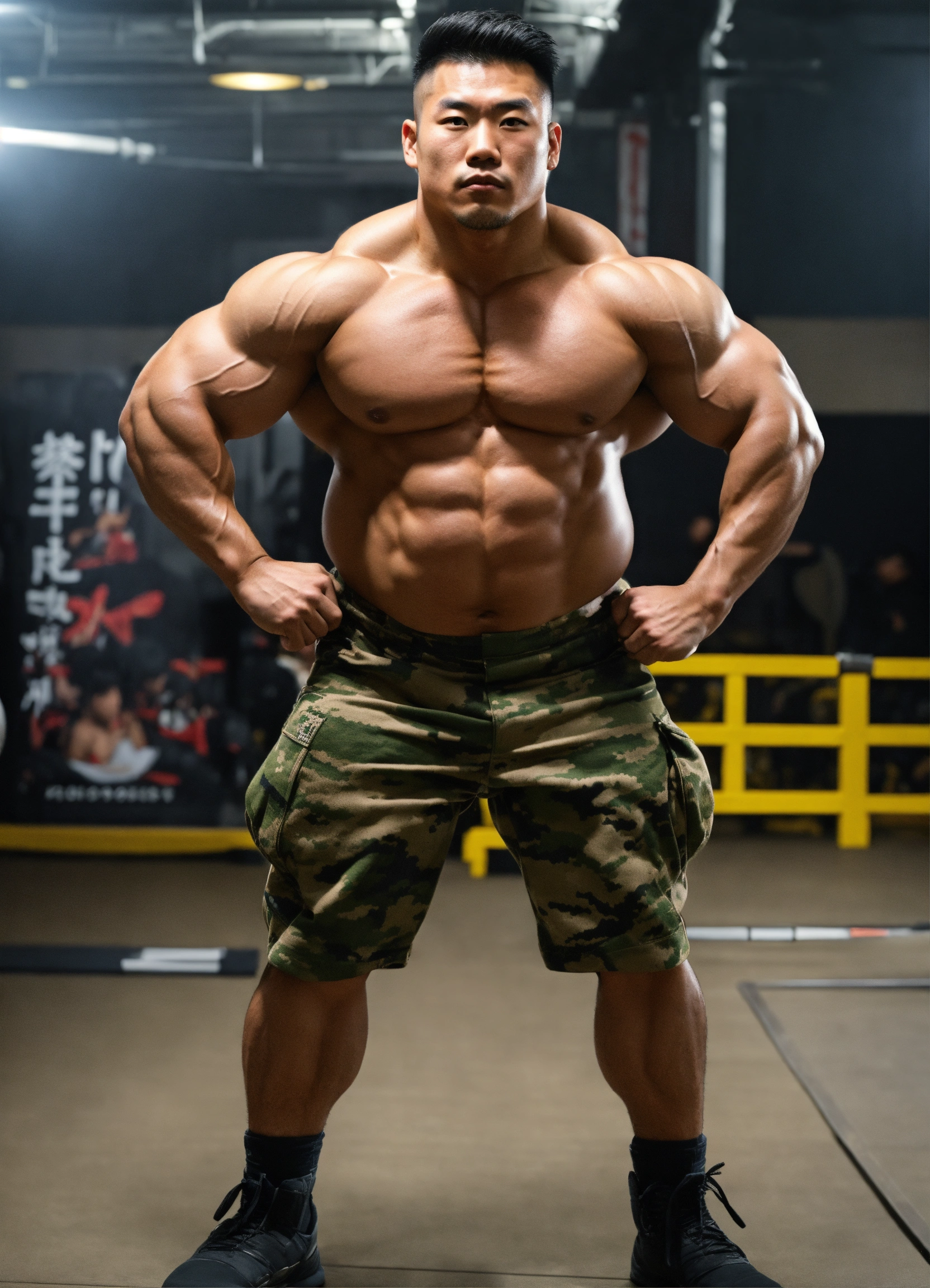 Lexica - 30-year-old Japanese man with big muscles, big bodybuilder ...