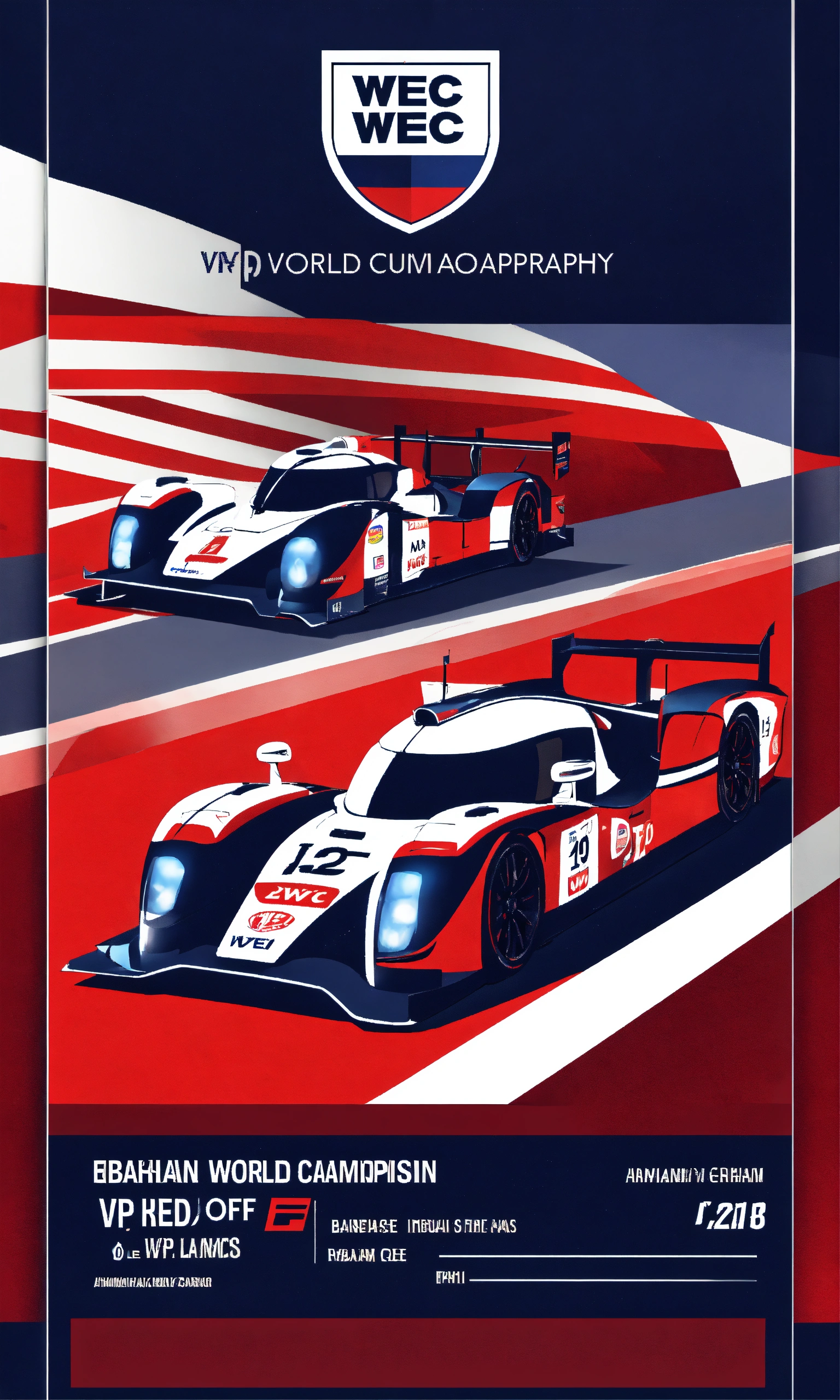 Lexica - WEC World endurance championship card VIP ID pass, red white ...