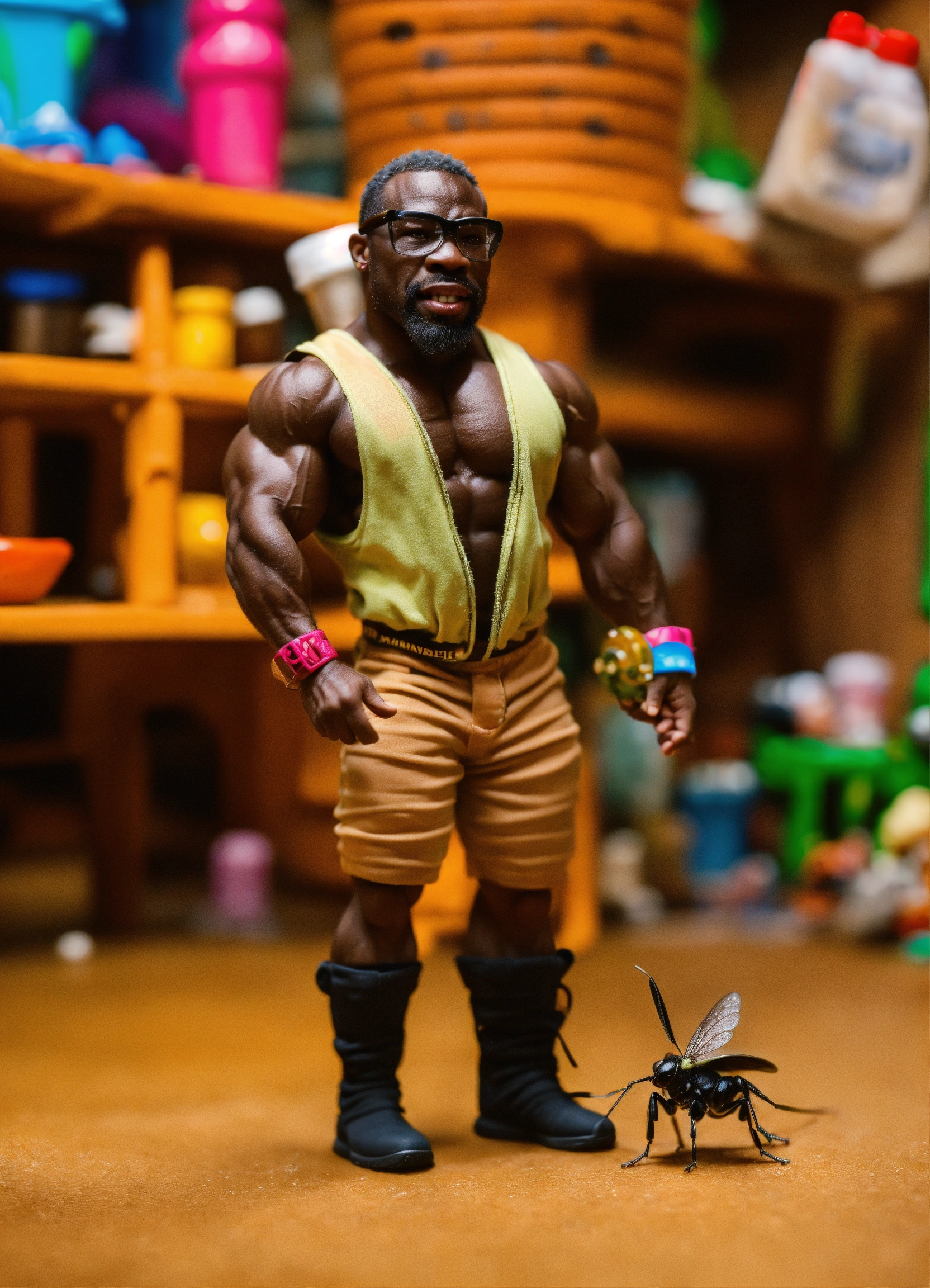 Lexica - 1 inch Bug size Shrunk tiny shrinking micro Rapper fairy toy ...