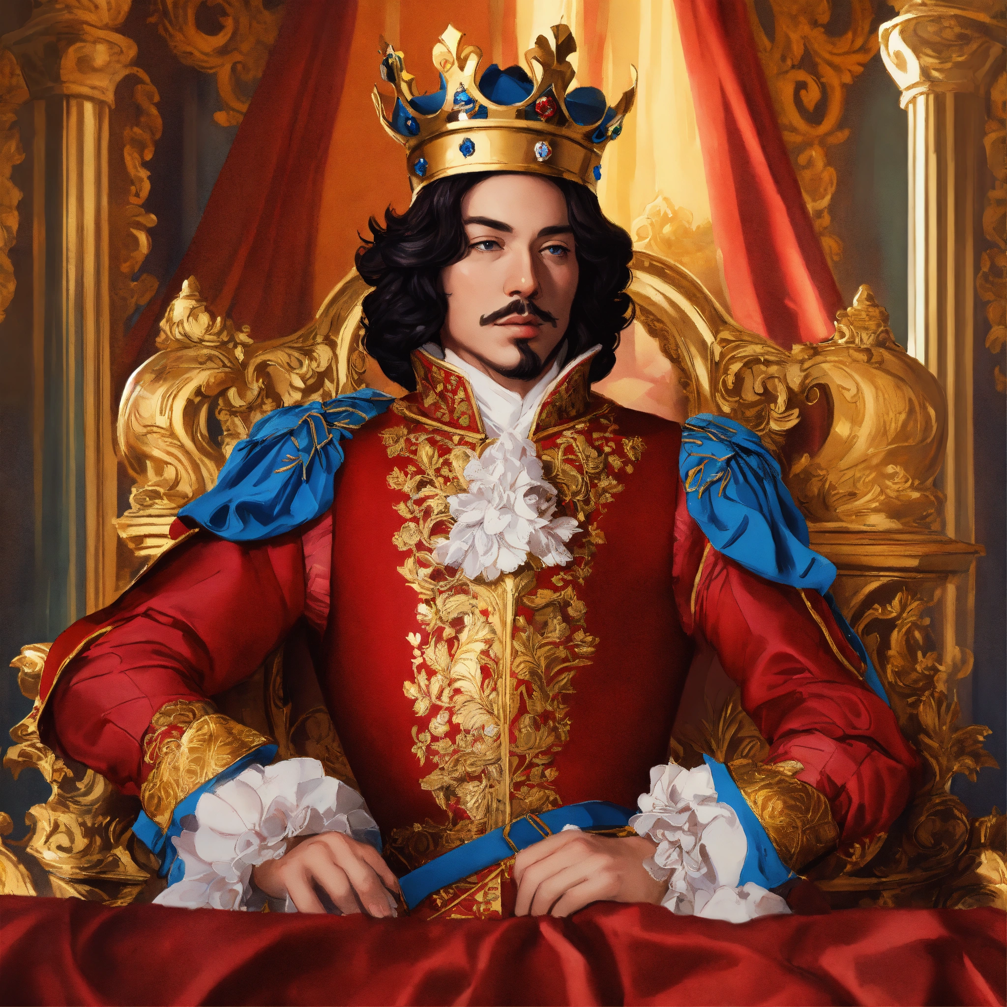 Lexica - Louis XIII with the crown from the movie The Three Musketeers ...