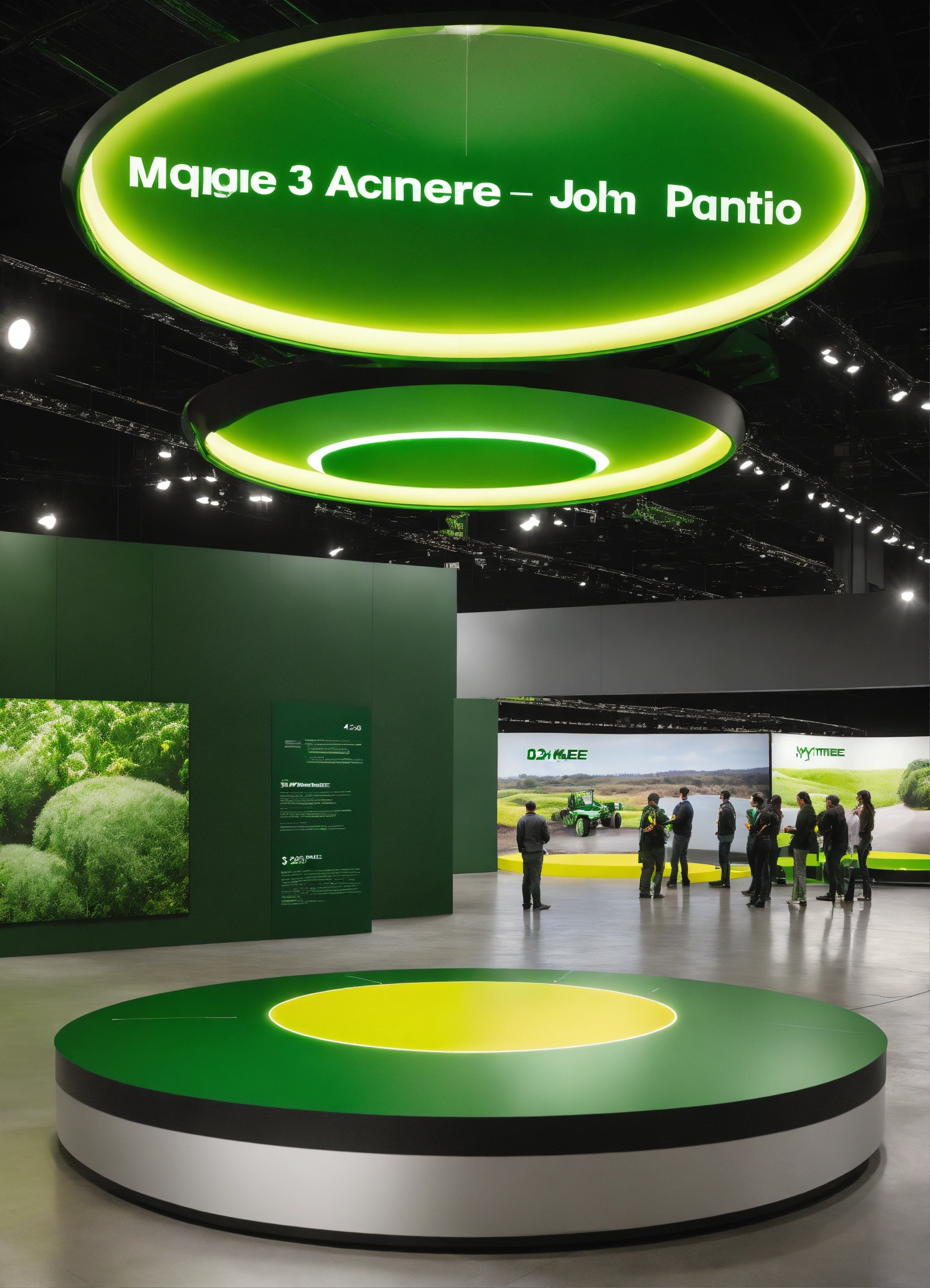 Lexica - Imagine a 32-foot circular exhibition space inspired by ...