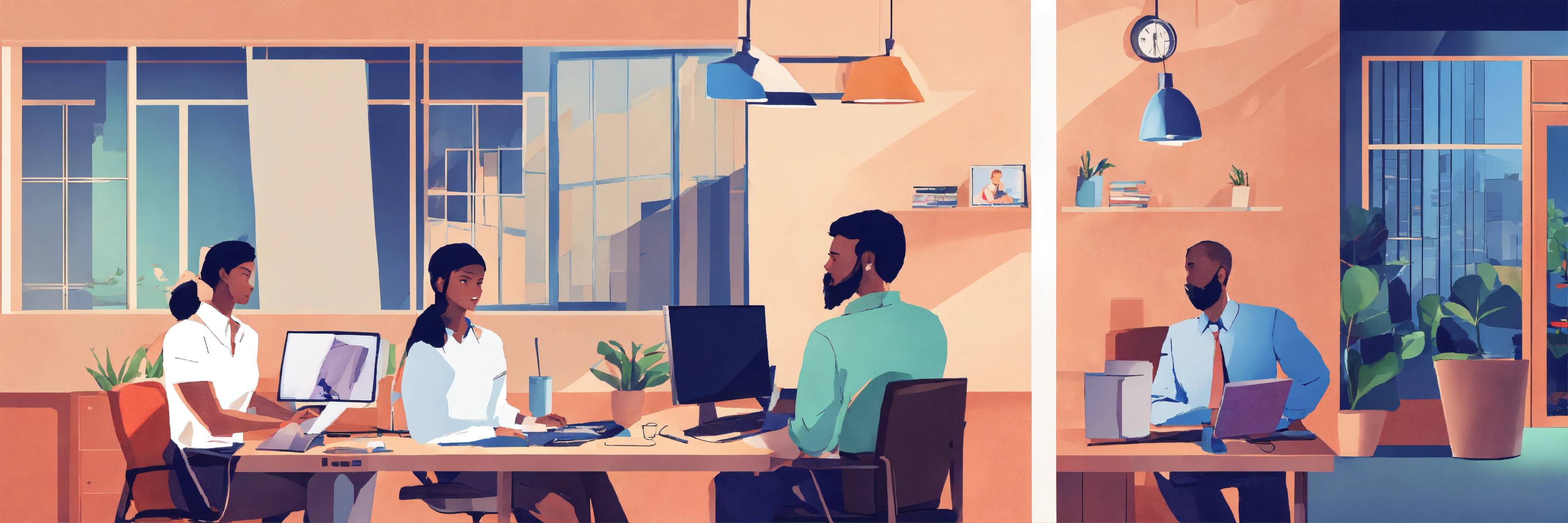 Lexica - Office people working in different countries