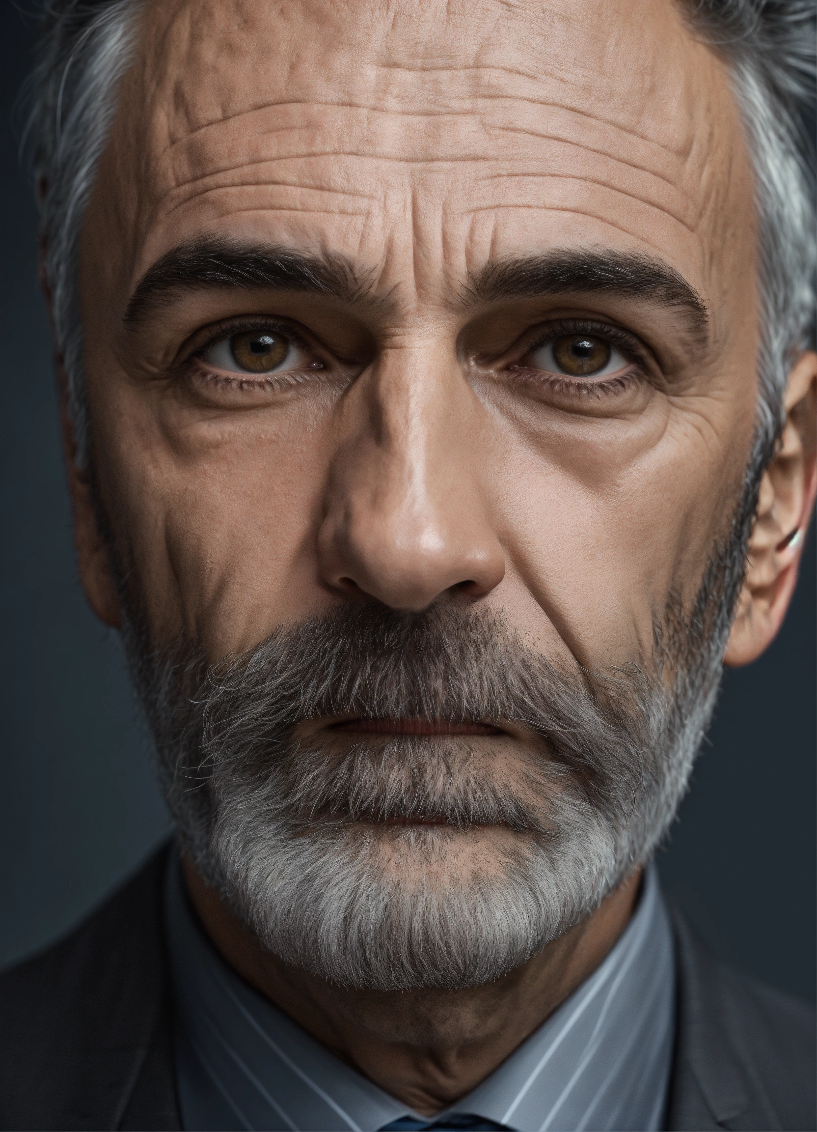 Lexica - A realistic photo of a thin 50-year-old french man, with ...