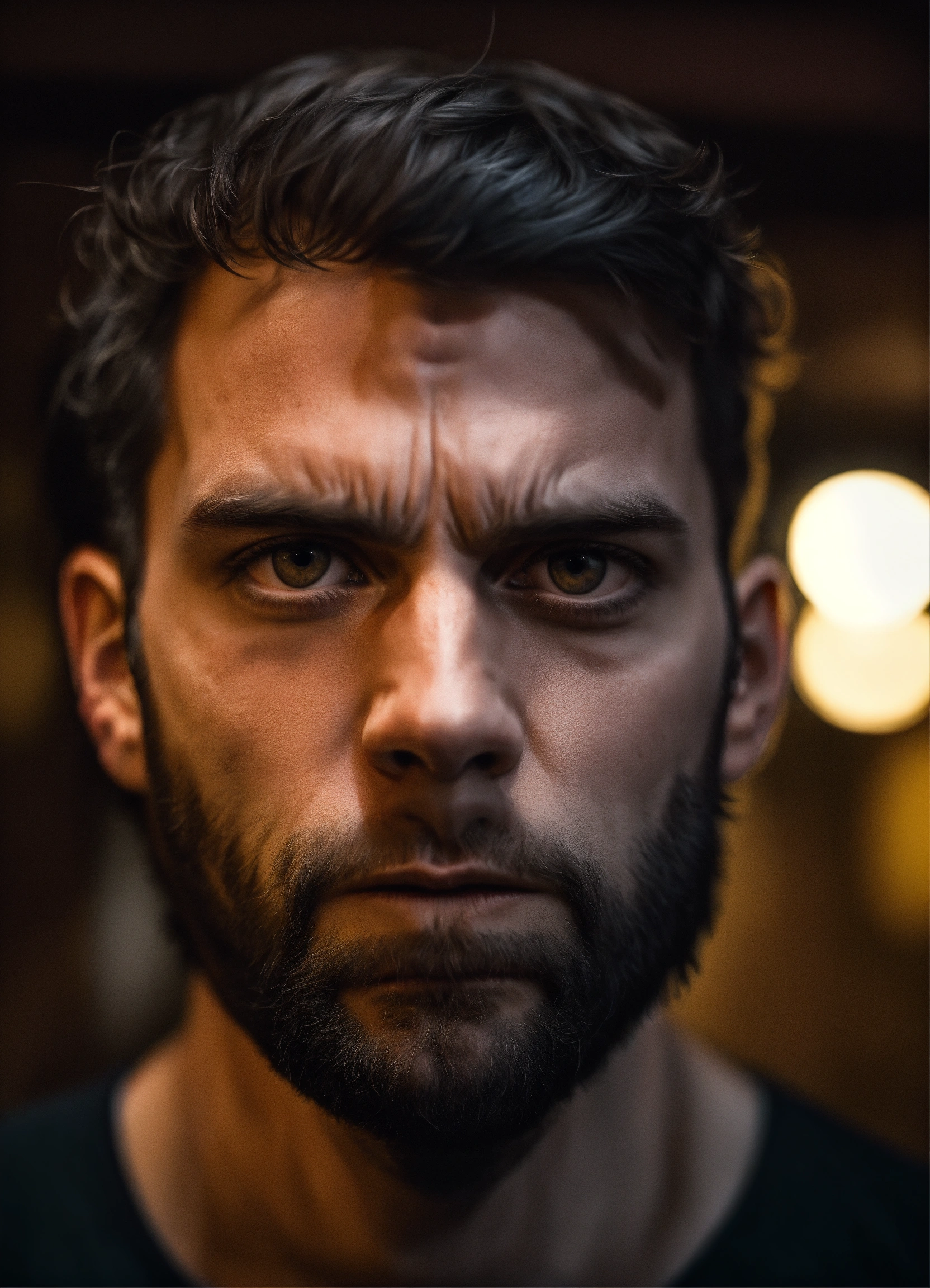 Lexica - A photograph of a white menacing 30-year-old man, with a ...