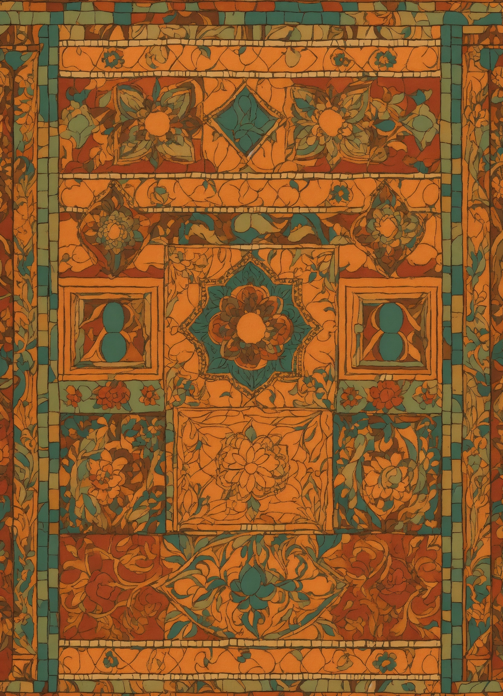 Lexica - Moroccan bohemian pattern with traditional designs