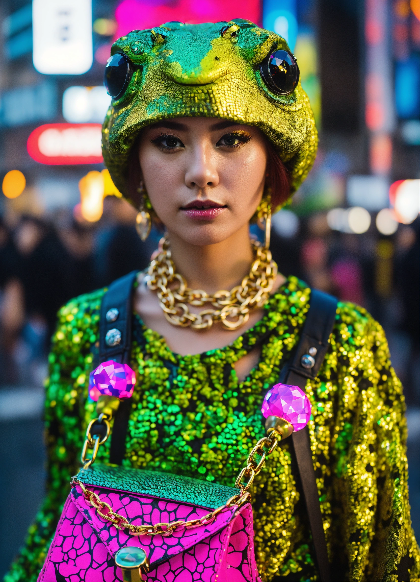 Lexica - Fashion Shoot at Shibuya Crossing of Colorado Festival Raver ...