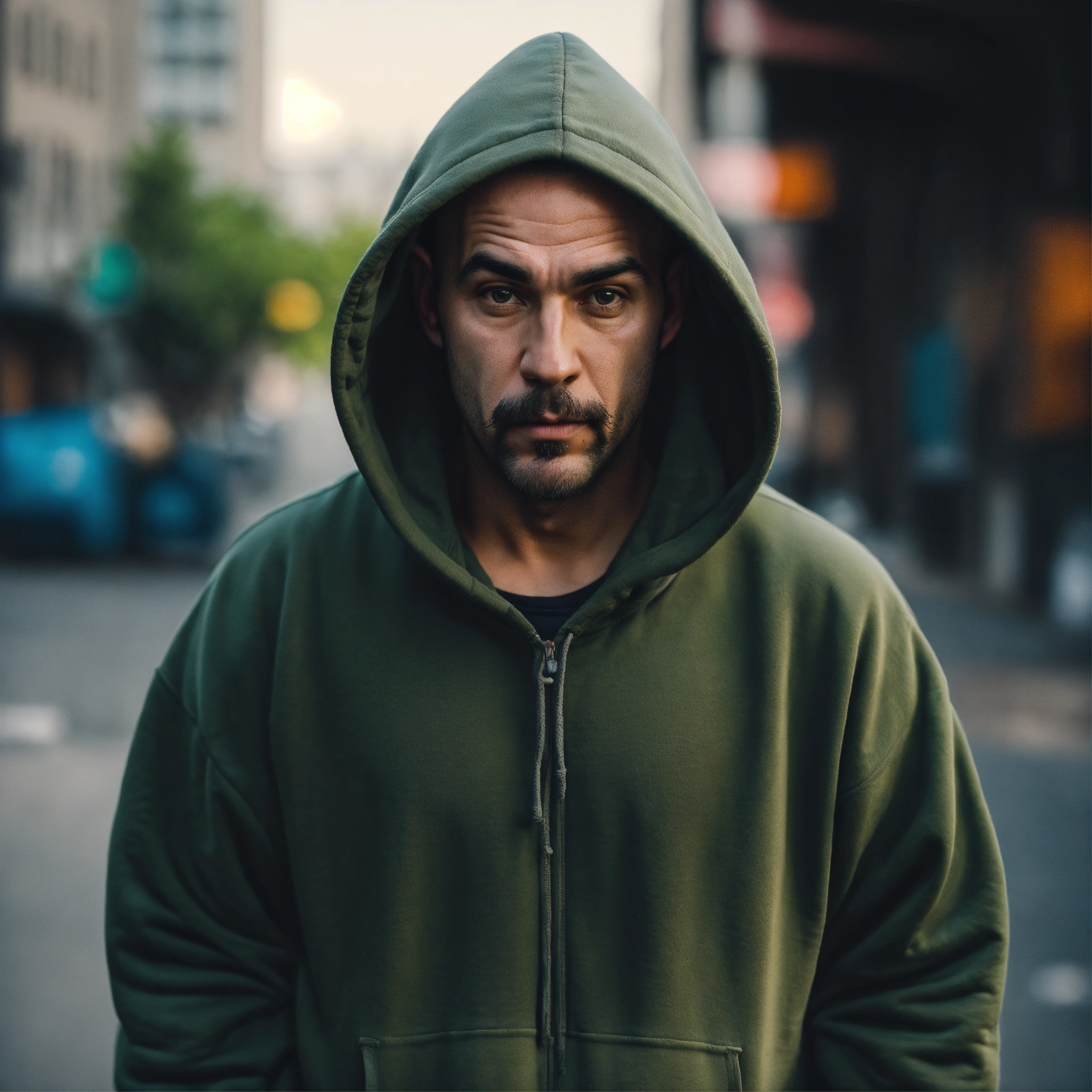 Lexica - A HUGE BALD CREEPY LOOKING MAN WITH A LITTLE GOATEE AND NO ...