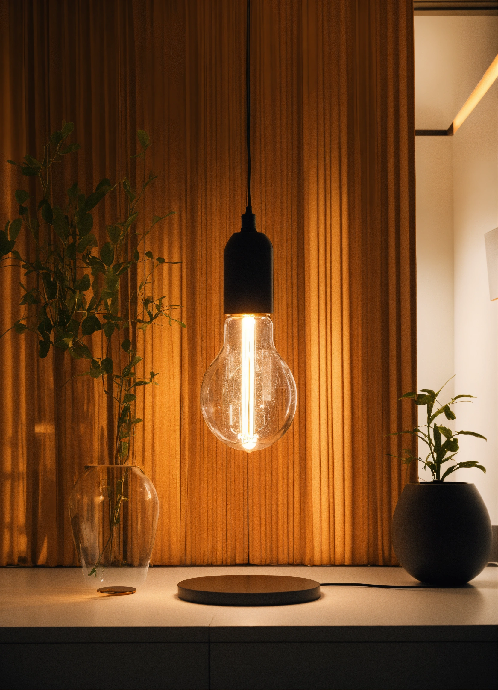 Lexica - A futuristic light bulb (hint), elegant, ultracontemporary ...