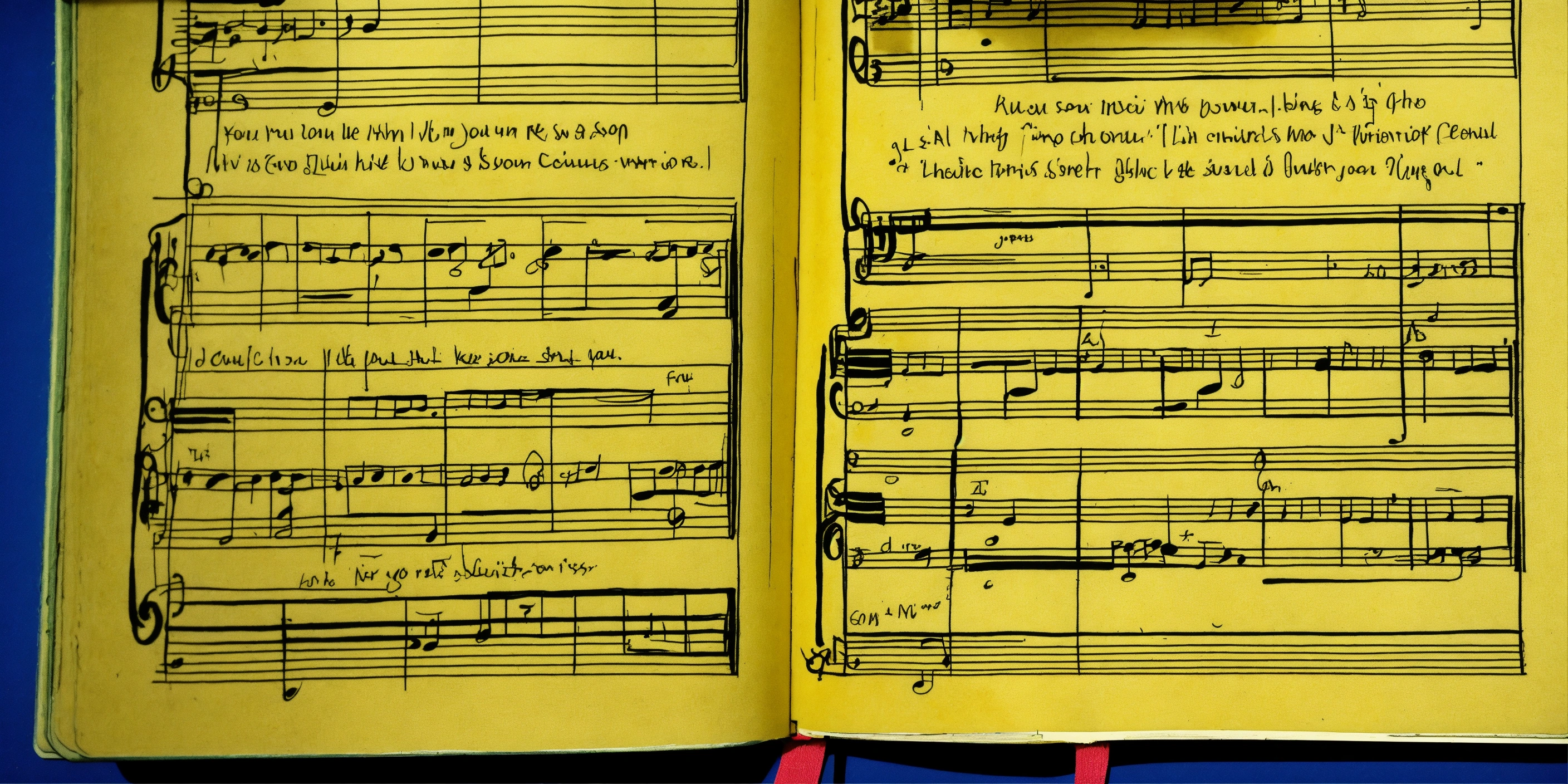 Lexica - The inside of a songwriters notebook in which there are ...