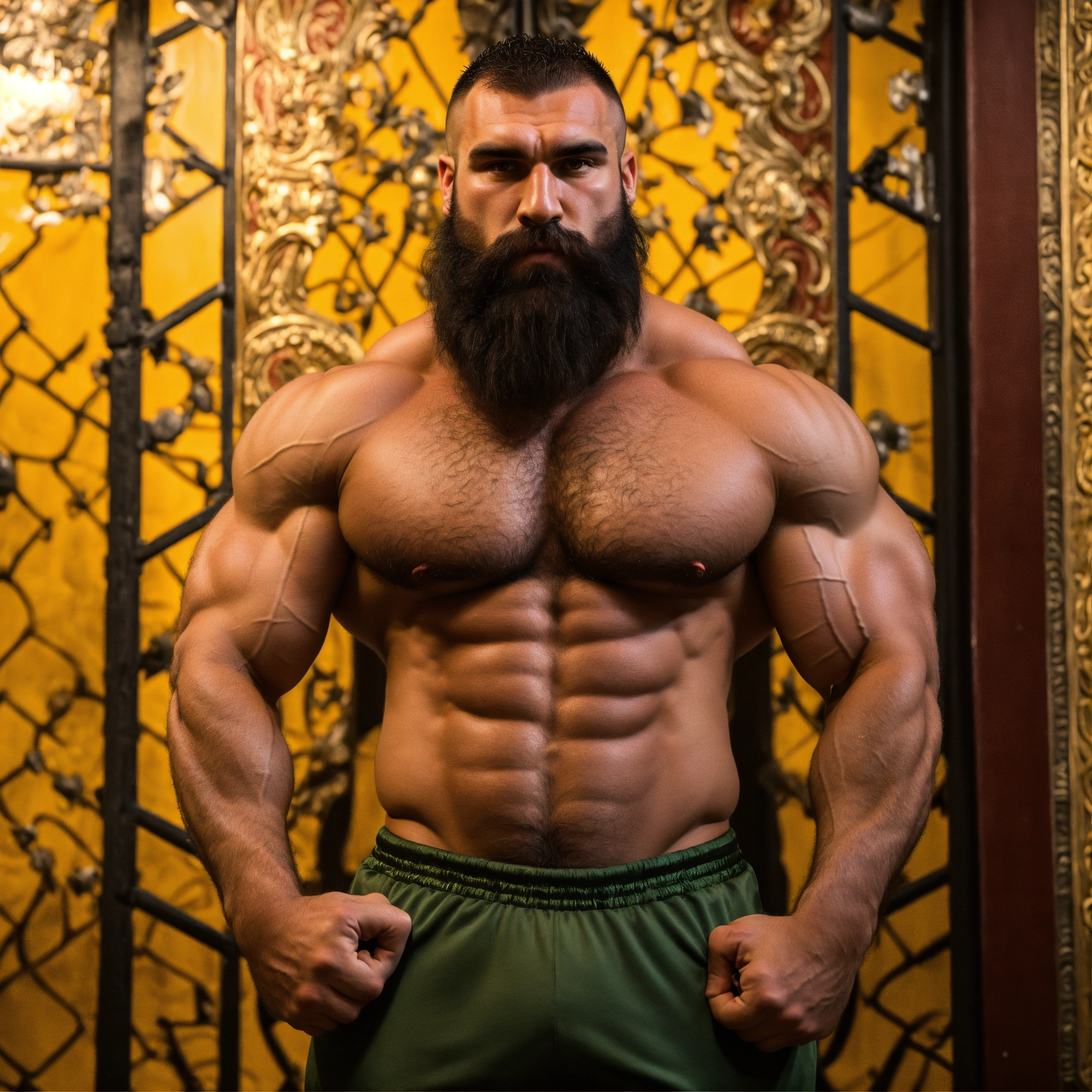 Lexica - 30-year-old hairy Bulgarian man with big muscles, big ...