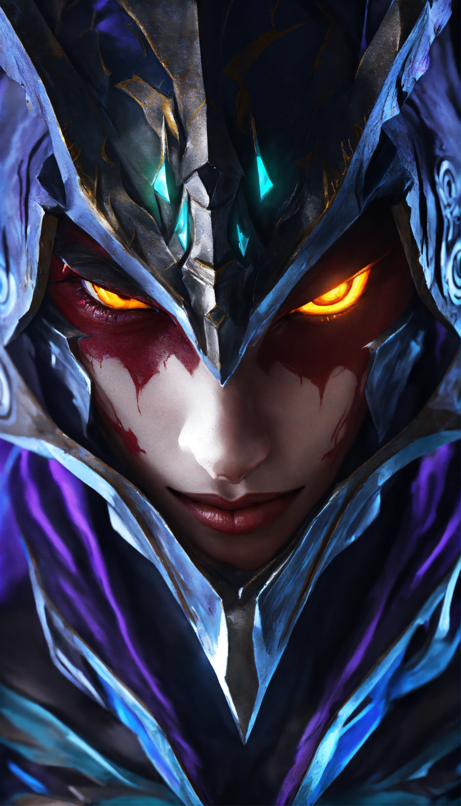 Lexica - Shaco, league of legends, realist, dark, scary, detailed face ...