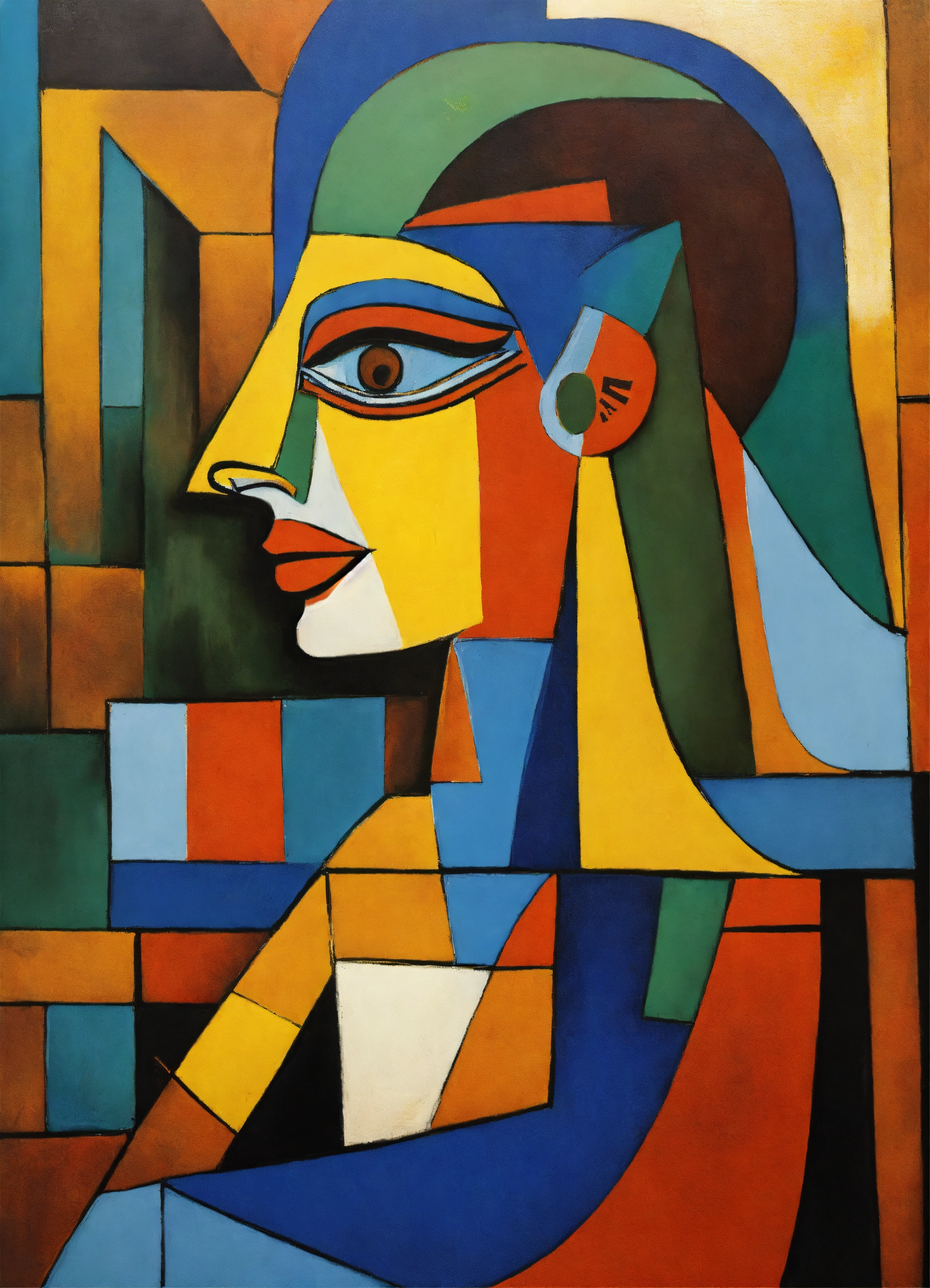 Lexica - Abstract Pablo Picasso painting Sphinx from Greek mythology