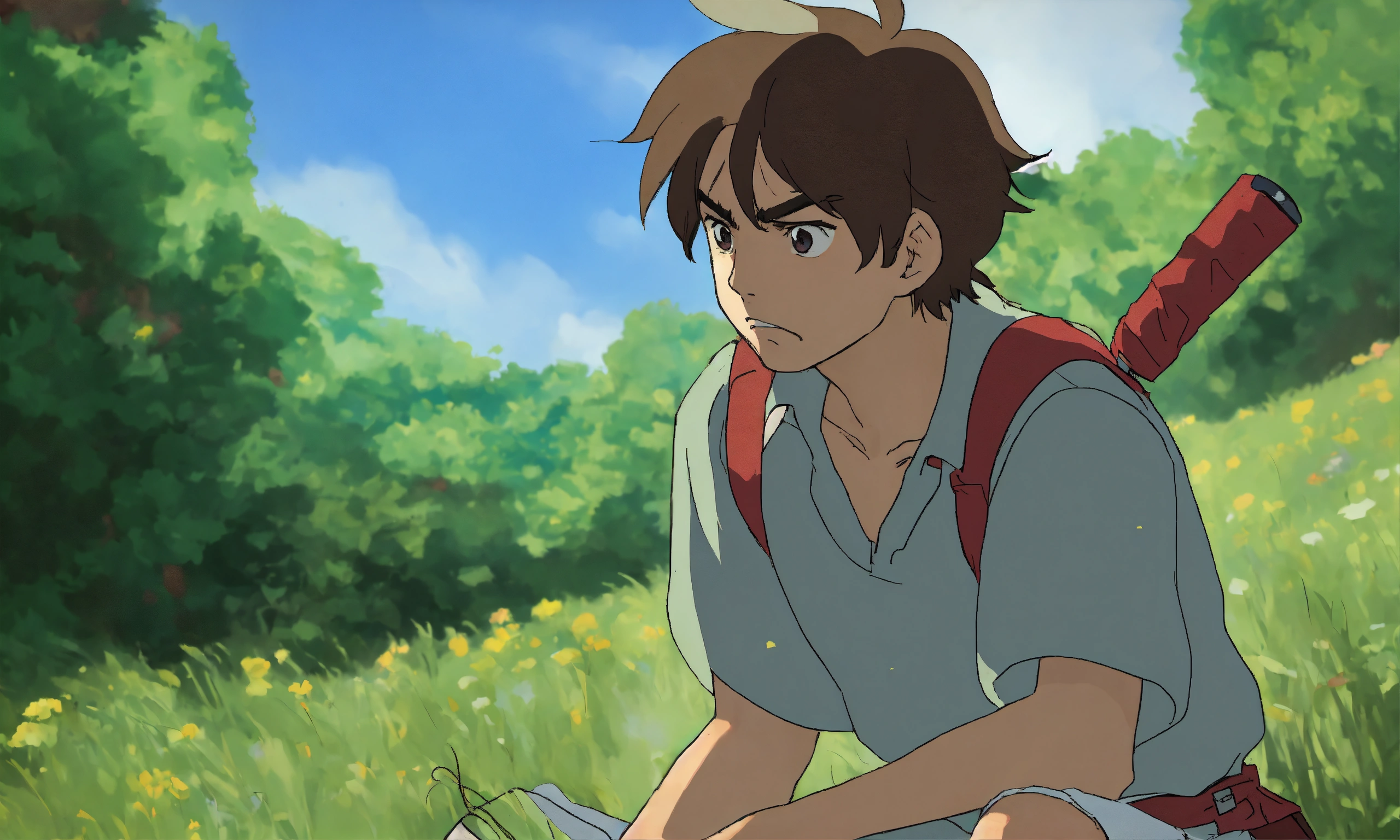 Lexica - An angry young man full of grudges. simple art inspired by ...