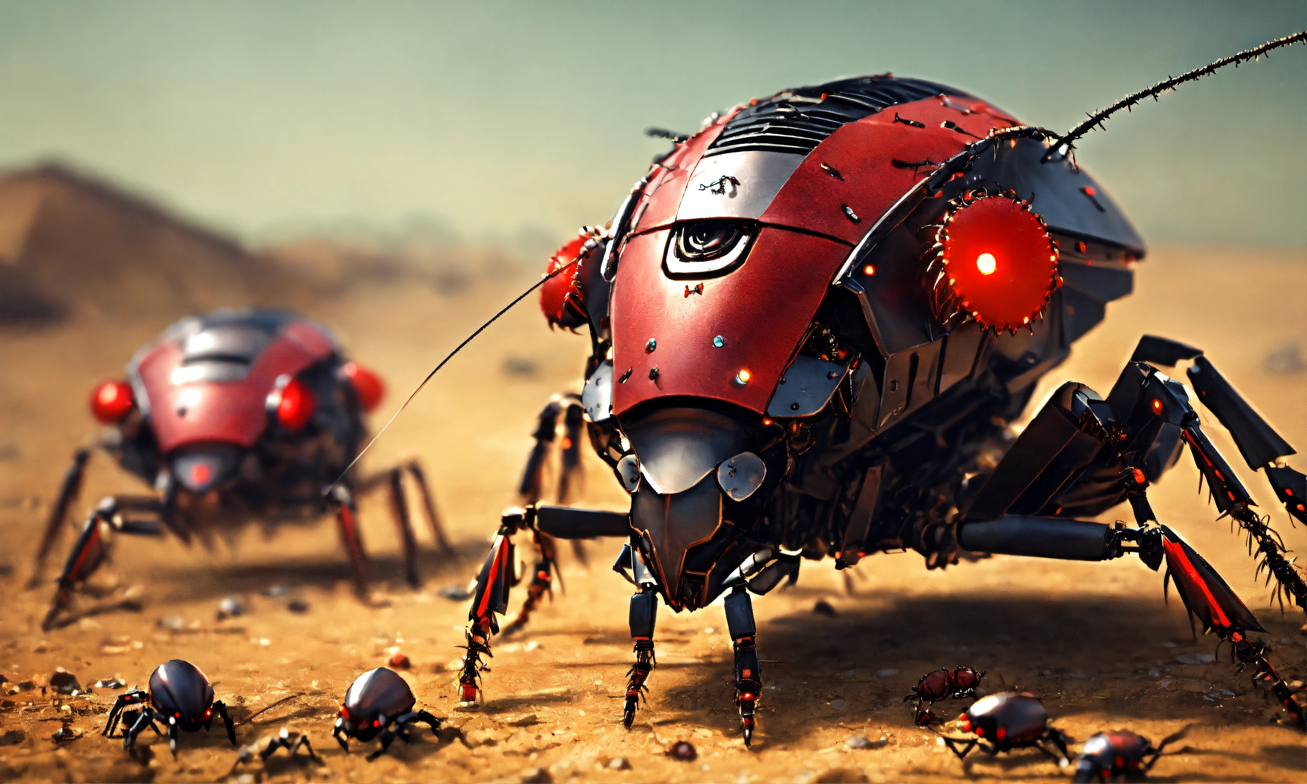 Lexica - Robotic cockroach invasion in a wasteland, multitudes ...