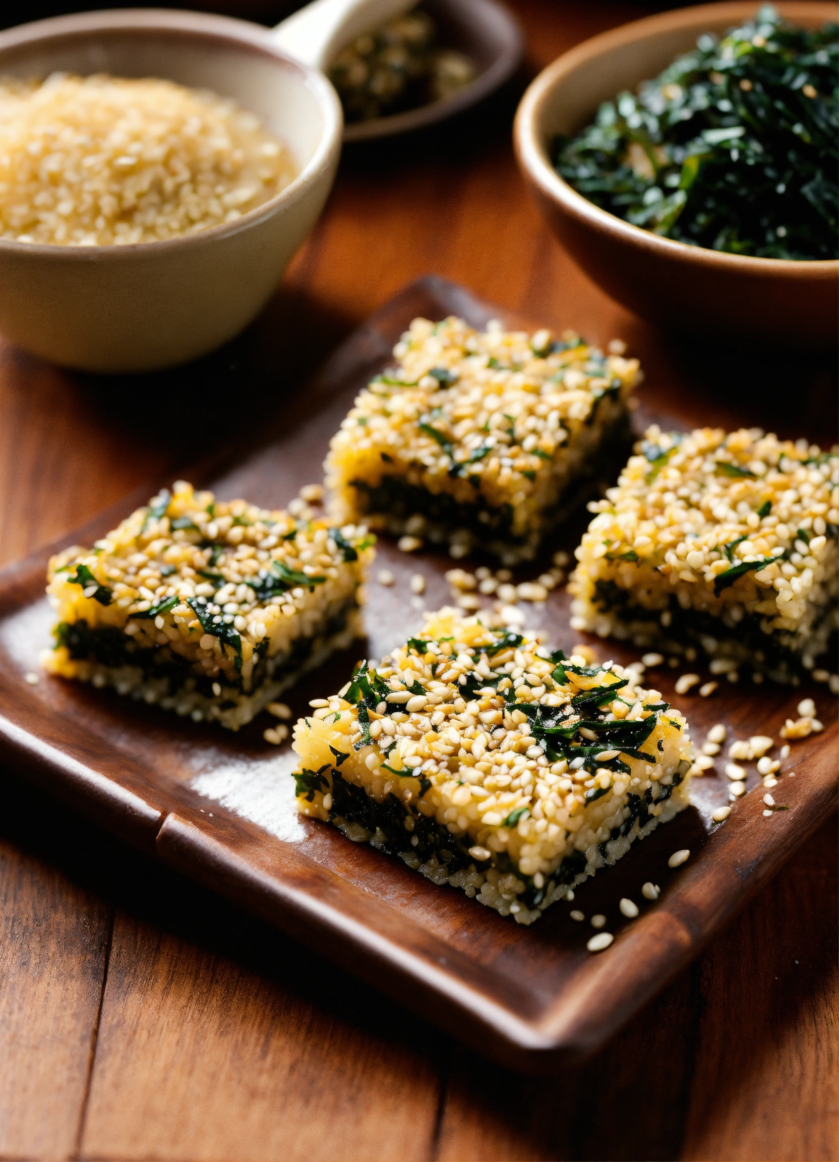 Lexica - Sesame Seaweed Snack Bars Ingredients Seaweed sheets, toasted ...