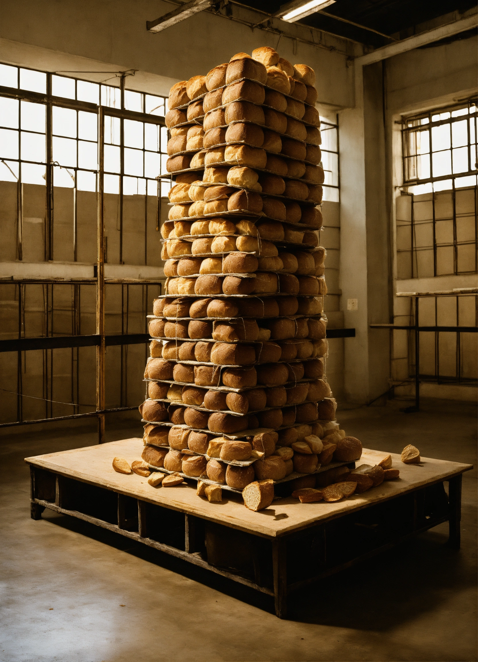 Lexica - The court distributed bread rations at the bread distribution ...