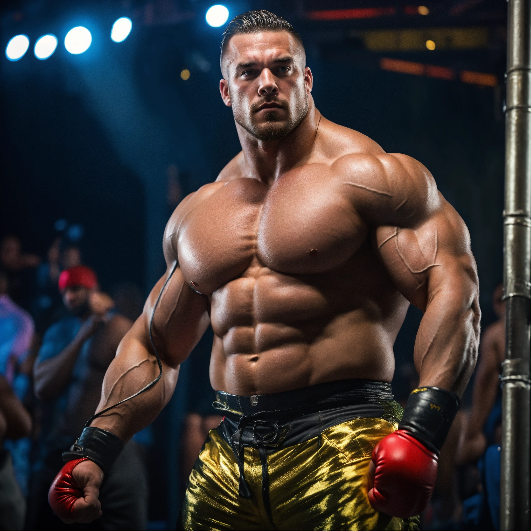 Lexica - 30-year-old man with big muscles, big bodybuilder, body like a ...