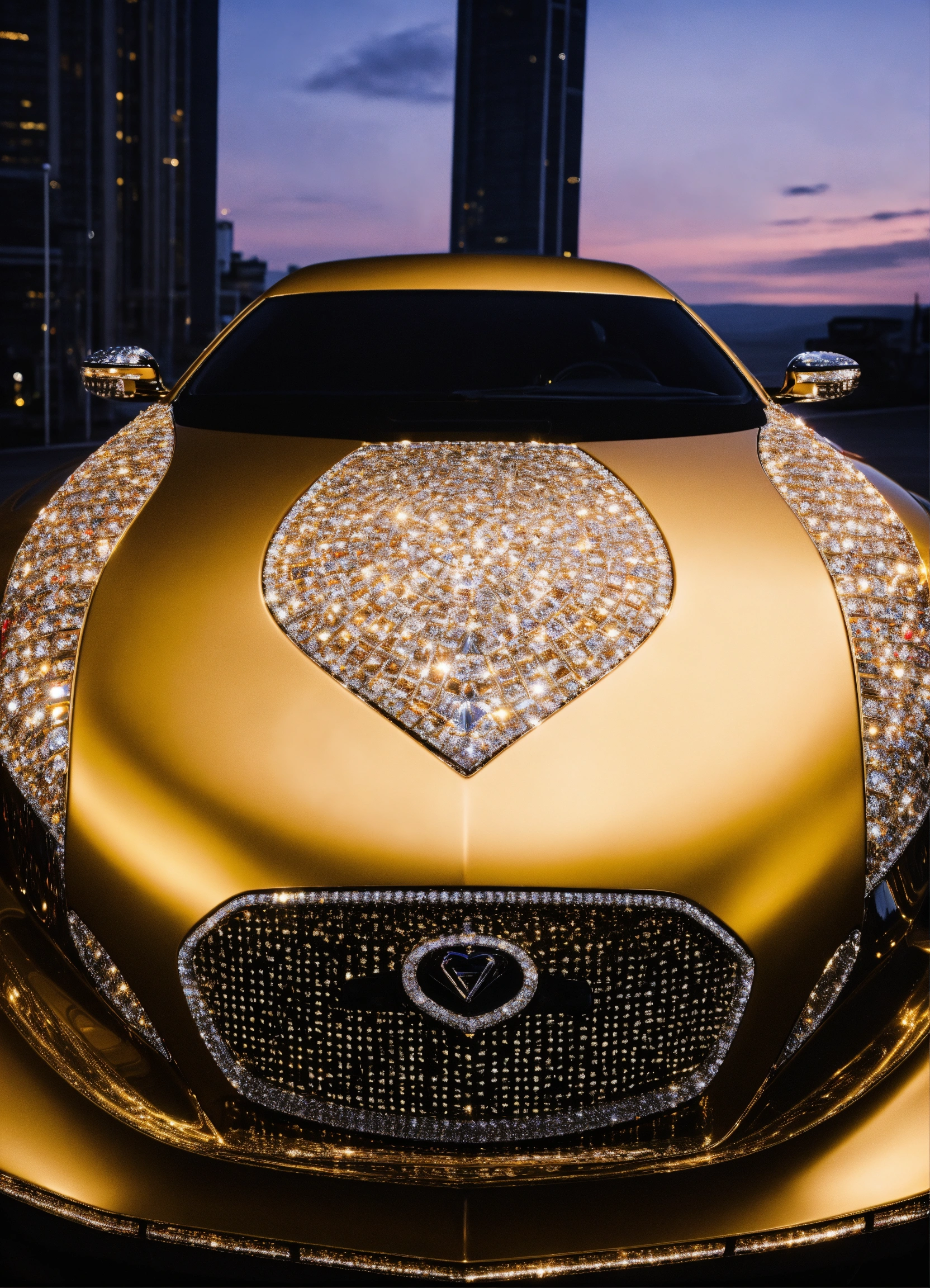 Lexica - Luxury unknown car, chic car diamond design