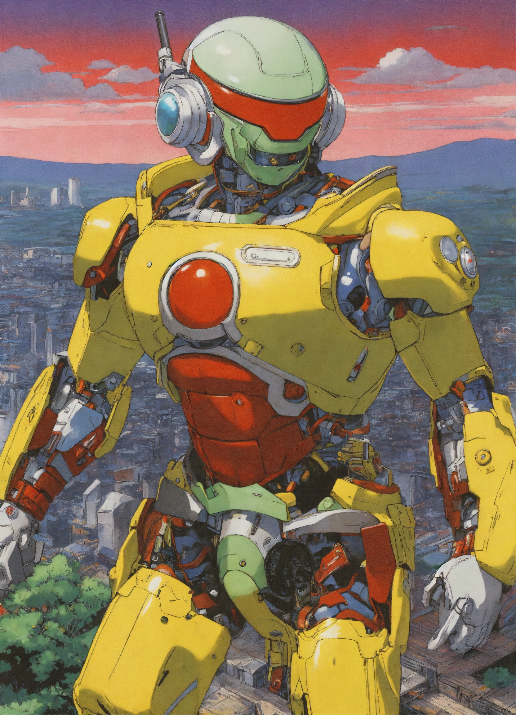 Lexica - 1990s cyborg ambiverted, full detailed eyes, Toriyama ...