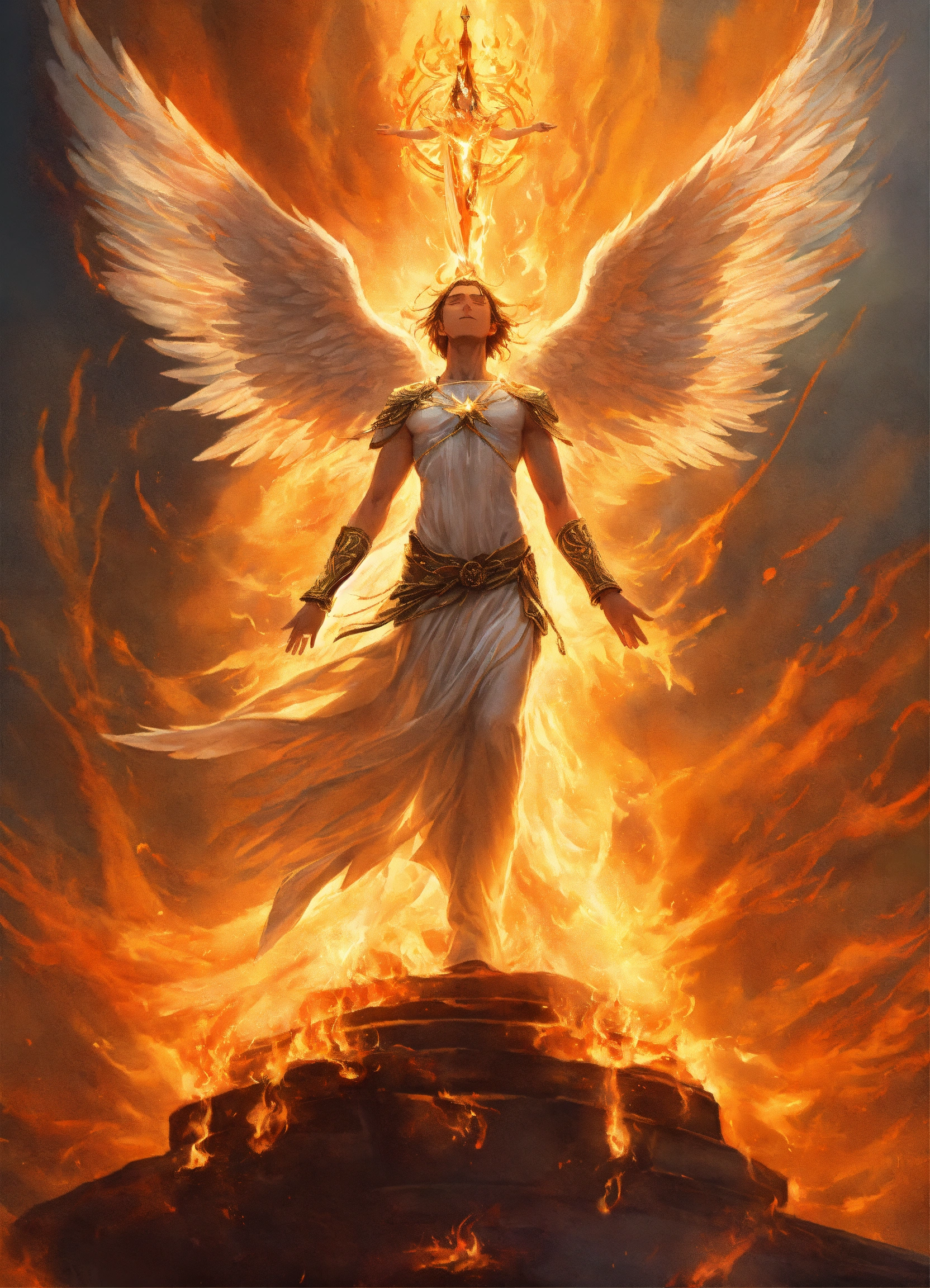 Lexica - Captivating design, spirit man ascend from body, The spirit ...