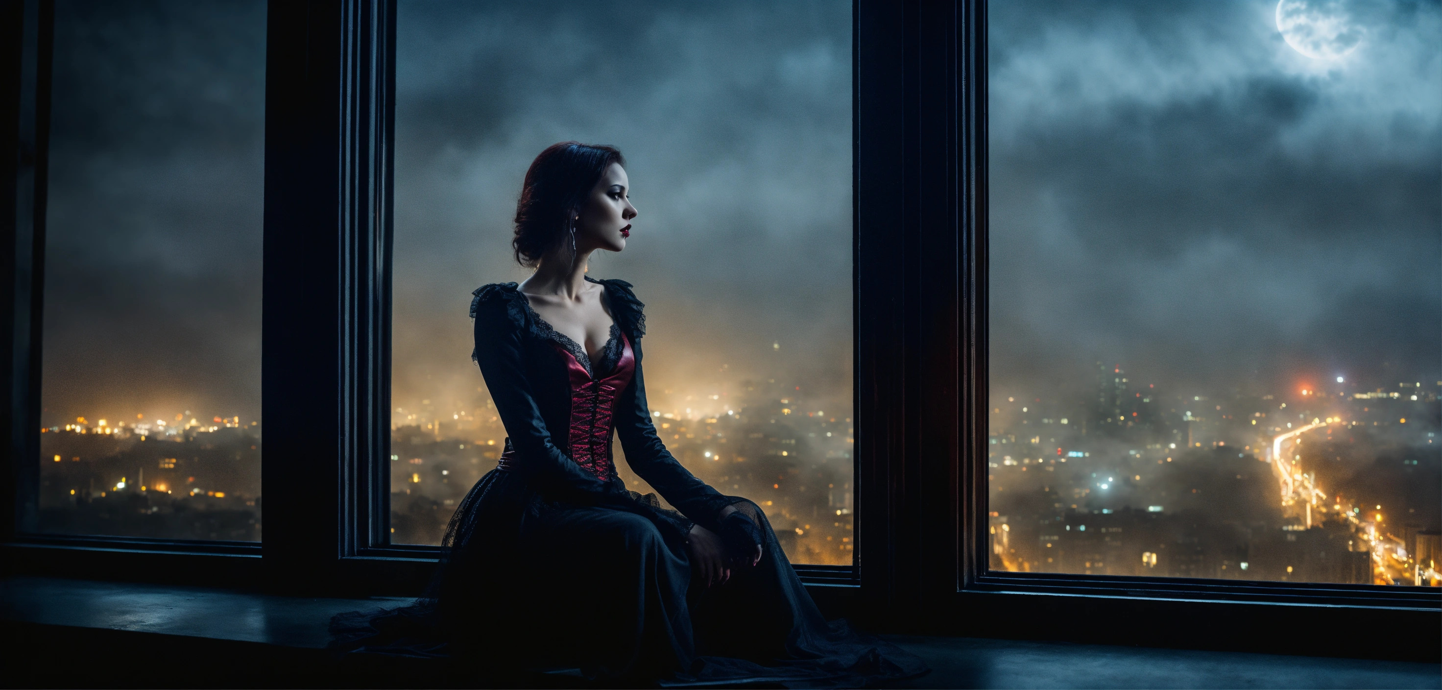 Lexica - Cinematic look, vampire underworld movie style, dark gothic ...