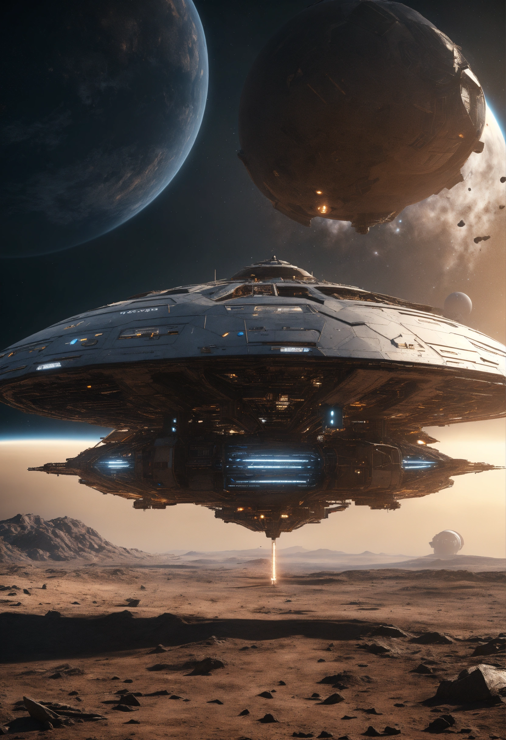 Lexica - Ultra futuristic starship Designed by 8k resolution ,hyper ...