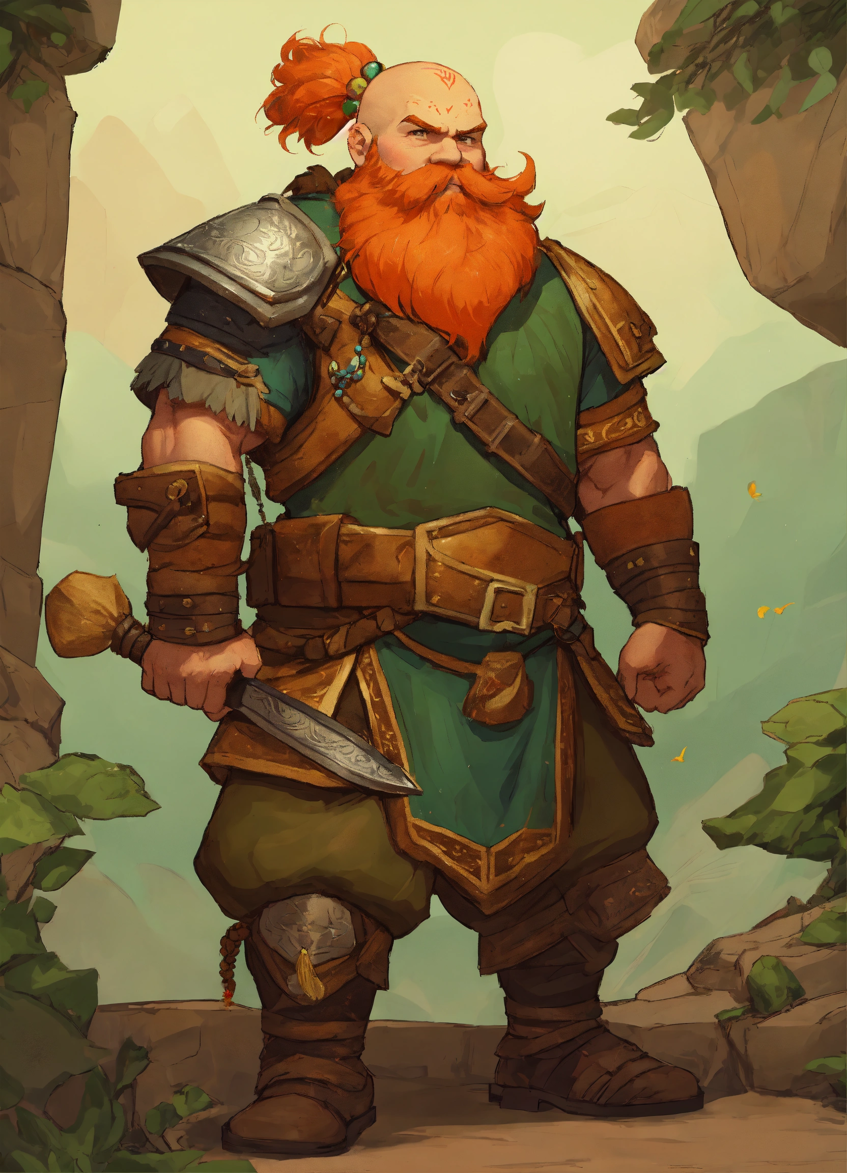 Lexica - A stocky and muscular dwarf. A little short for a dwarf. He ...