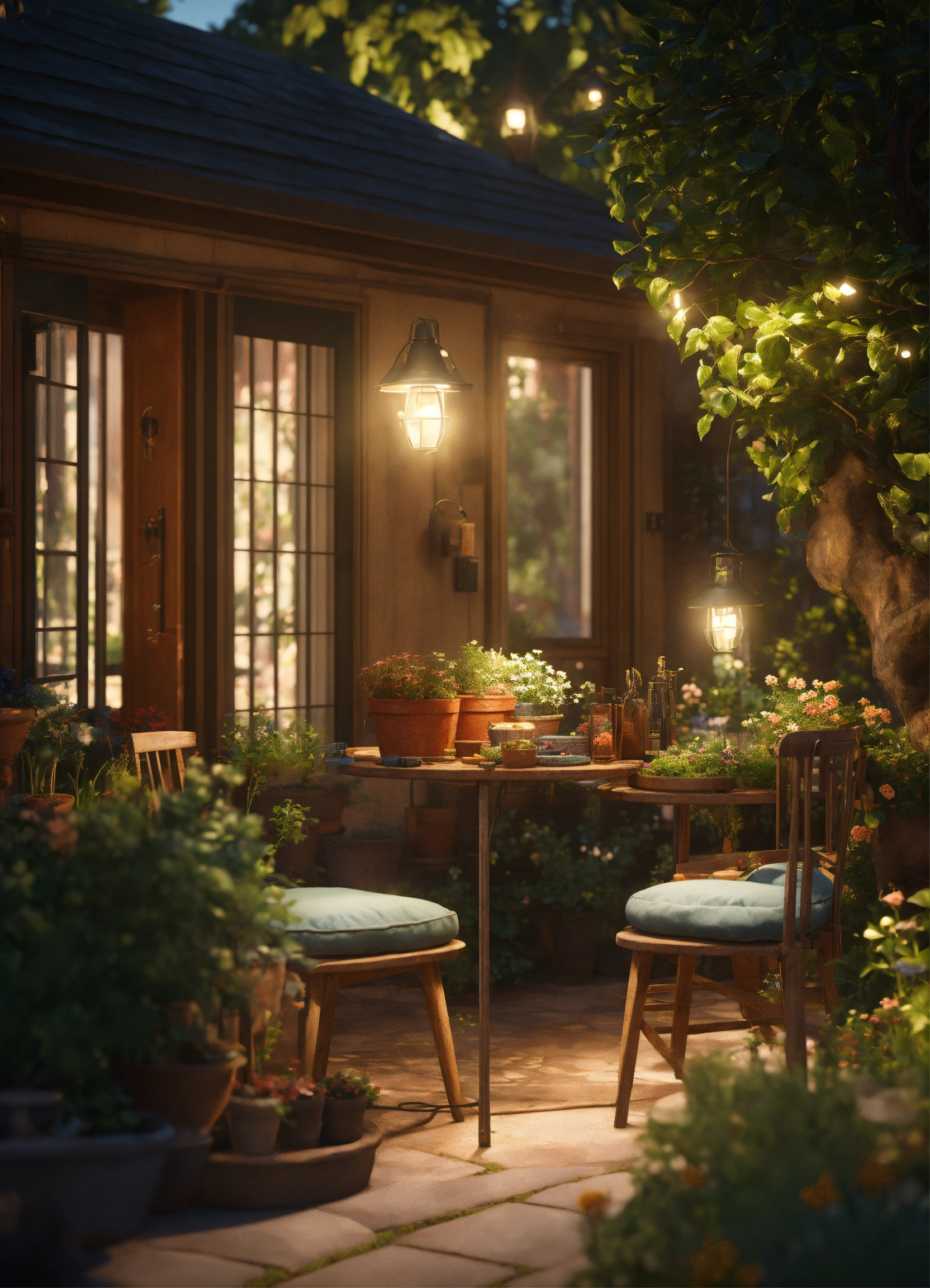 Lexica - Unreal engine, outdoor garden lighting, art station, detailed ...