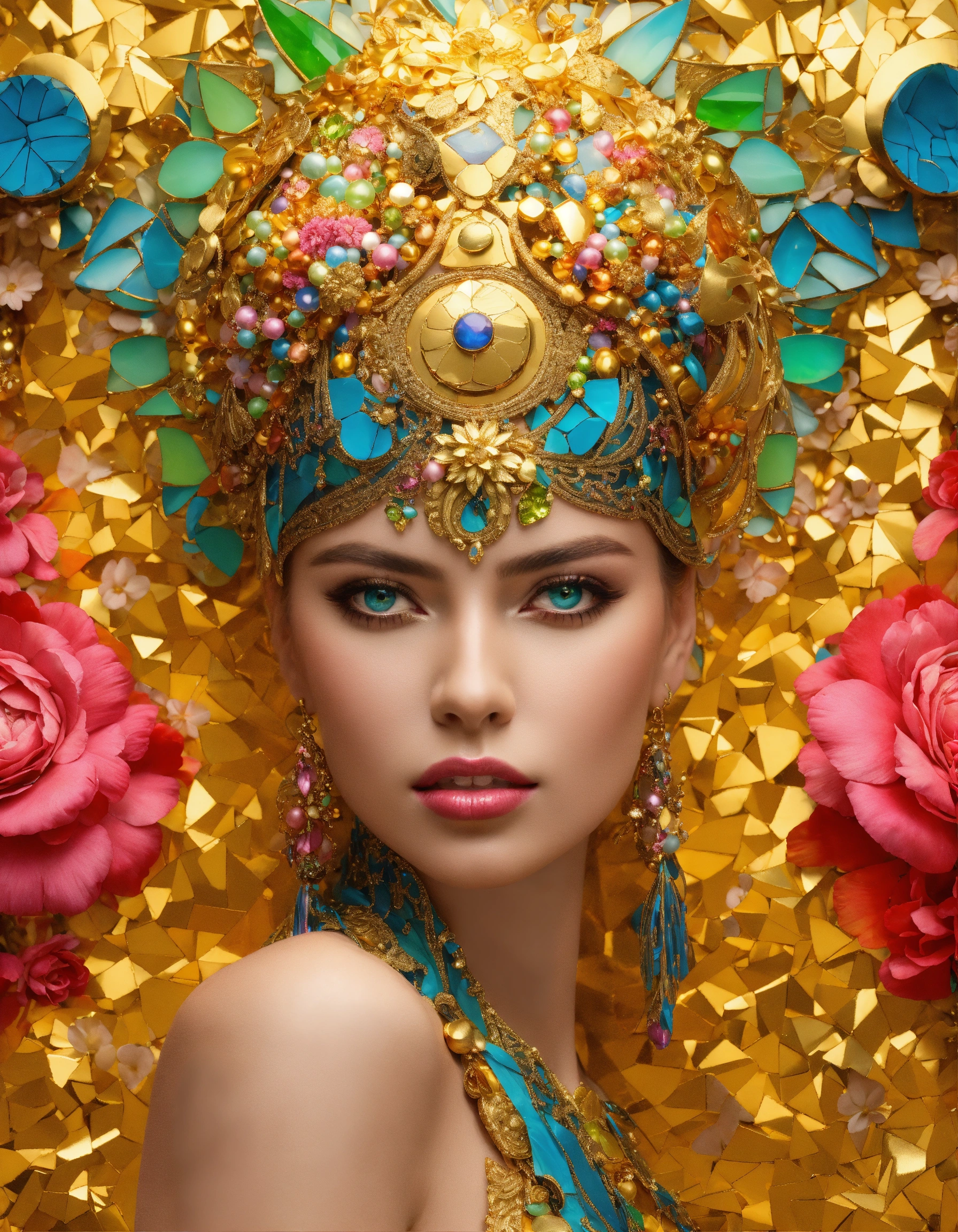 Lexica - Futuristic beautiful photogenic supermodel painted glamorous ...