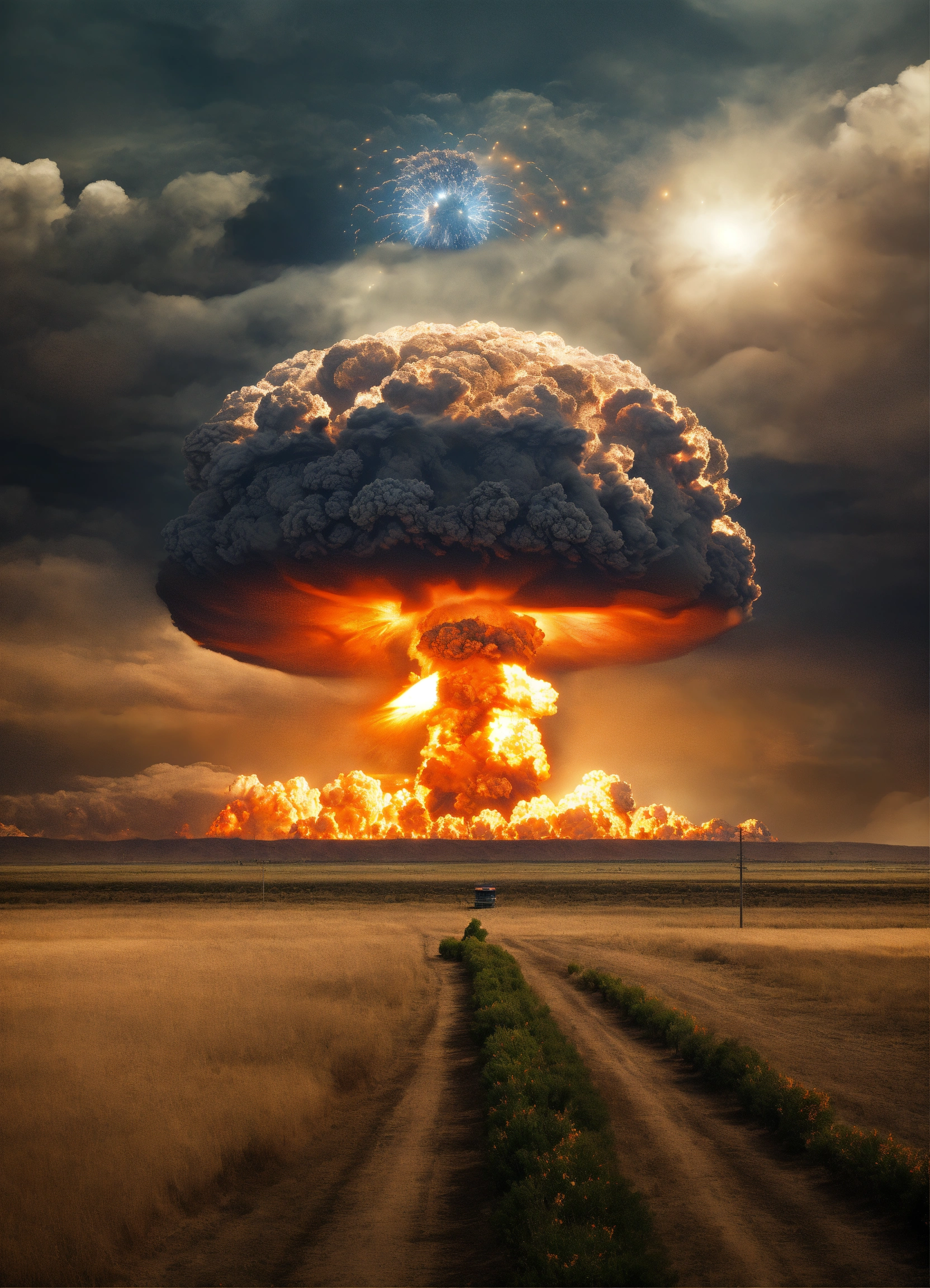 Lexica - Nuclear explosion at a distance with Einstein's e= m c^2 ...