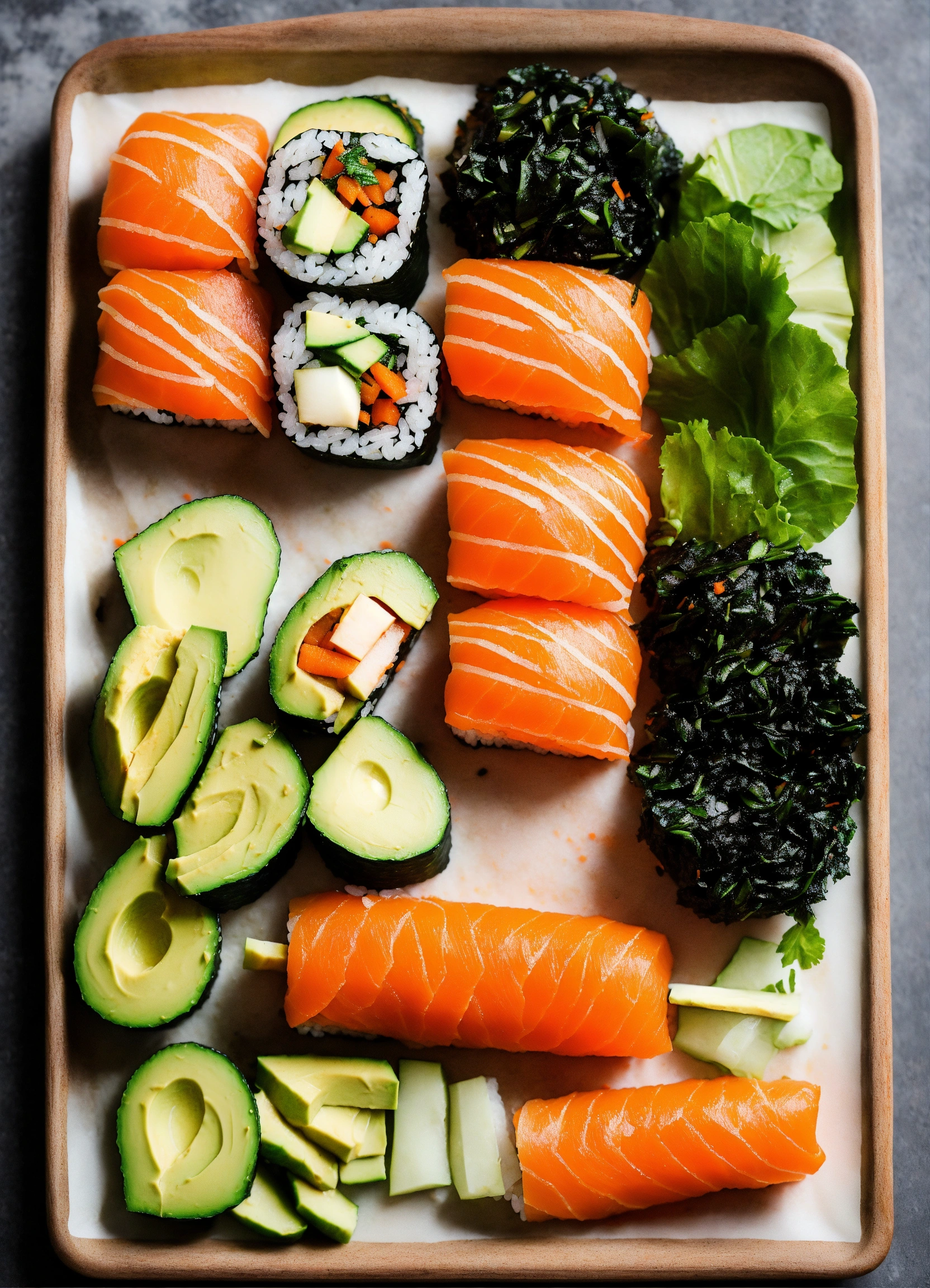 Lexica - Vegan Sushi Rolls Ingredients Nori sheets, sushi rice, avocado ...