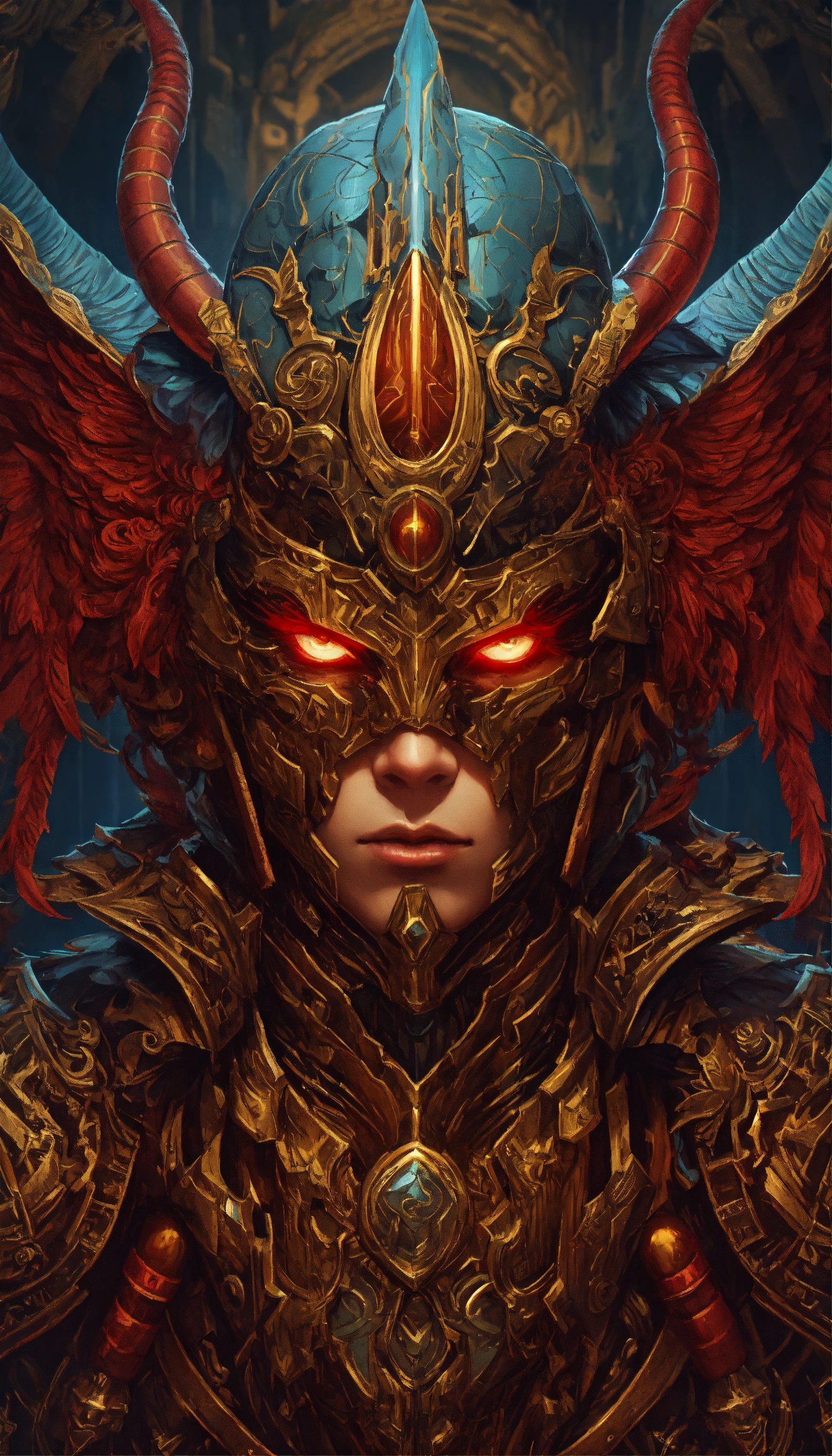 Lexica - A close up of a cyclops wearing an amulet, symmetrical epic ...