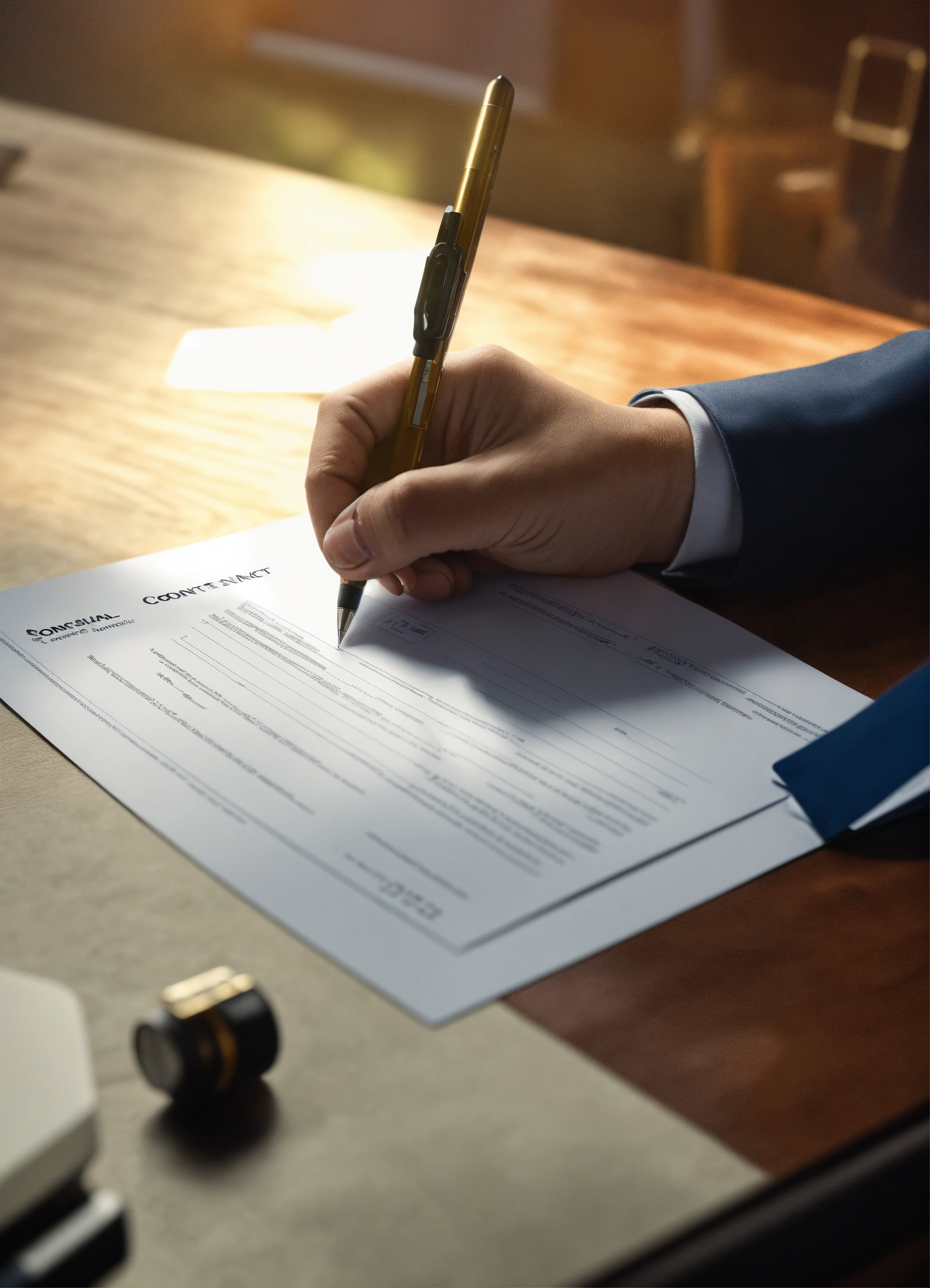 Lexica - Sign a contract, realistic image, 4k, professional shooting