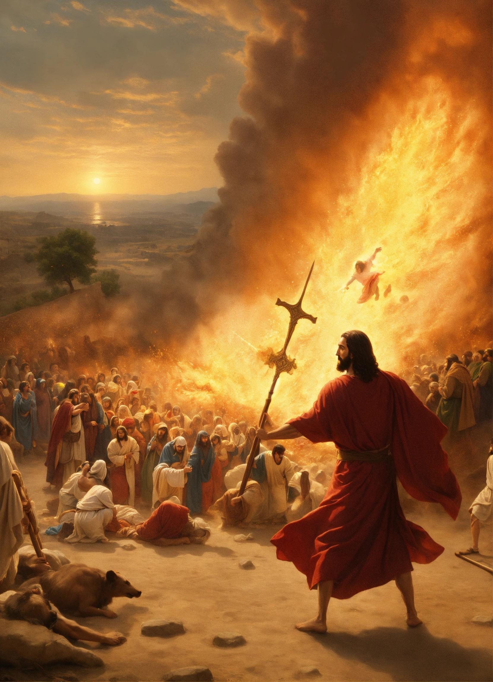 Lexica - Jesus destroys a nephelim,8k