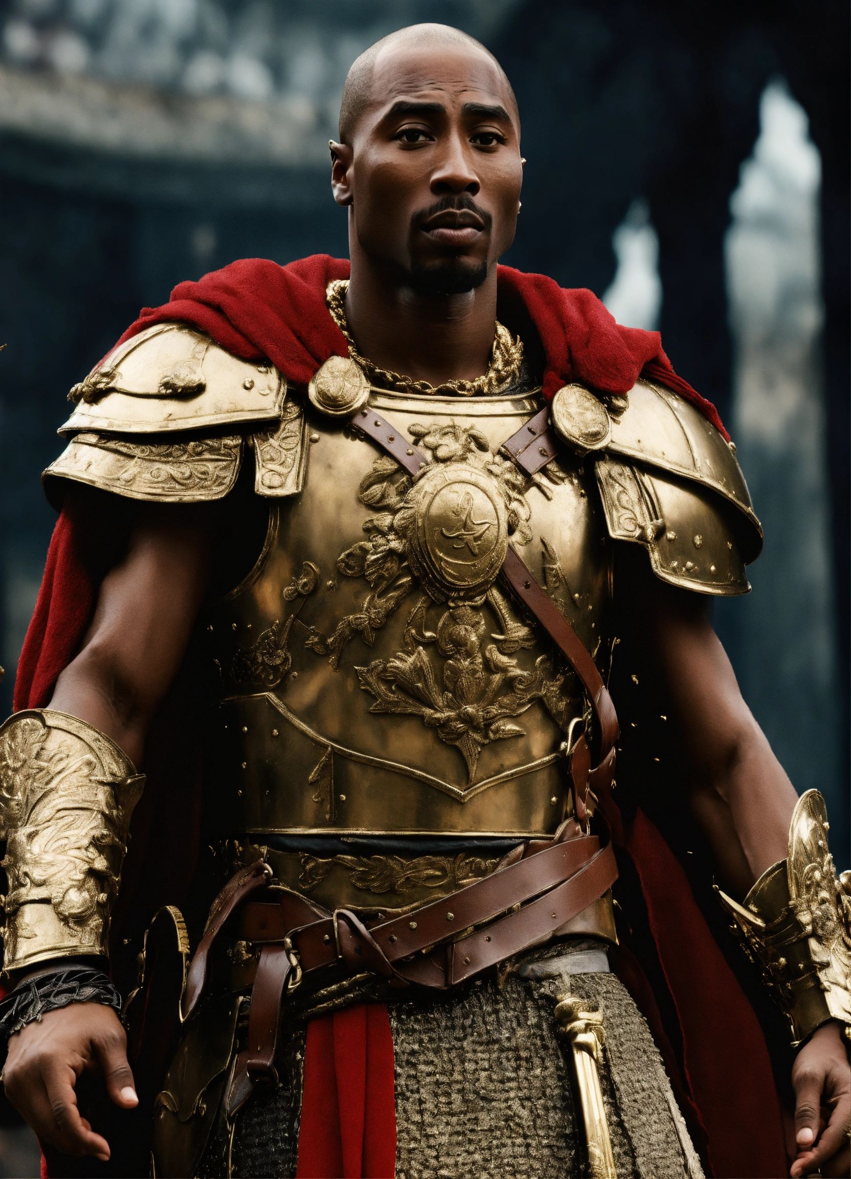 Lexica - Tupac as Julius Caesar Full Armor leading The Legions into ...